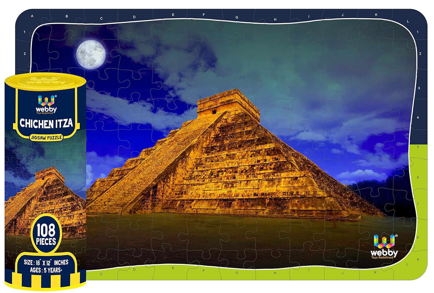 Buy Webby Chichen Itza Jigsaw Puzzle, 108 Pieces Online at Low Prices ...