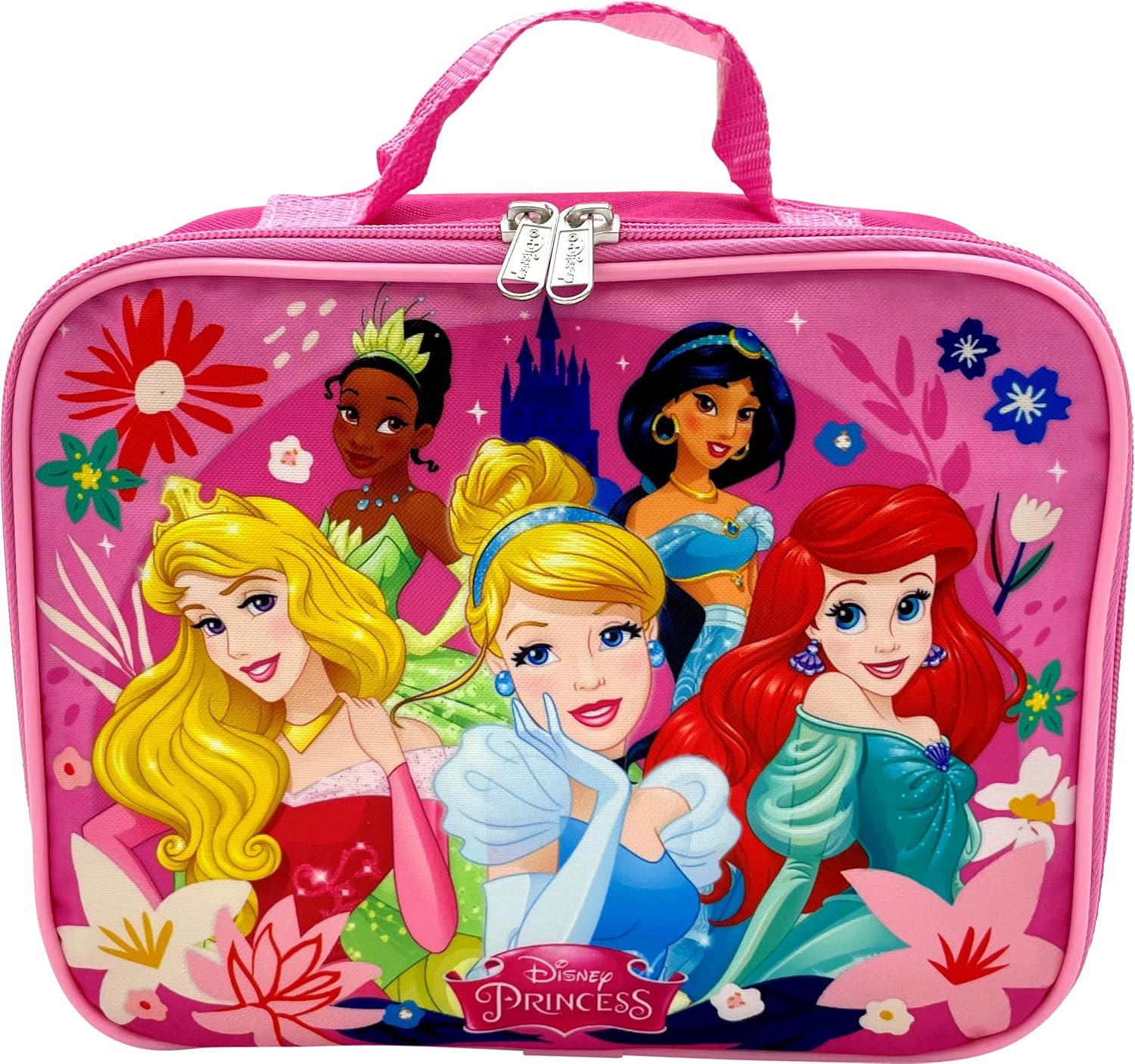 Amazon.com: Disney/Marvel Licensed Kids Insulated Lunch Box (Princess ...