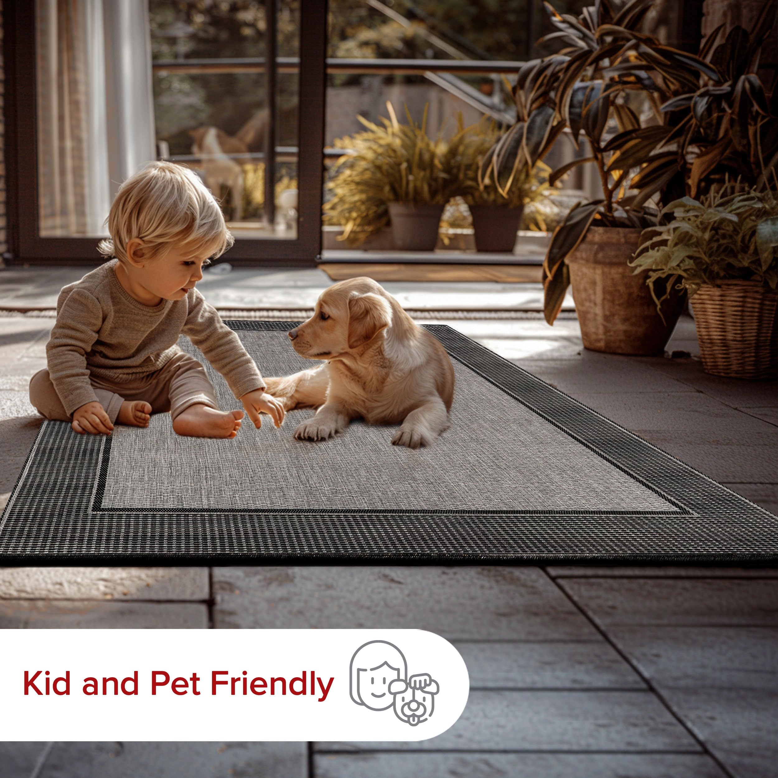 Snapklik.com : 2 X 8 Outdoor Performance Area Rug, OEKO-TEX Certified ...