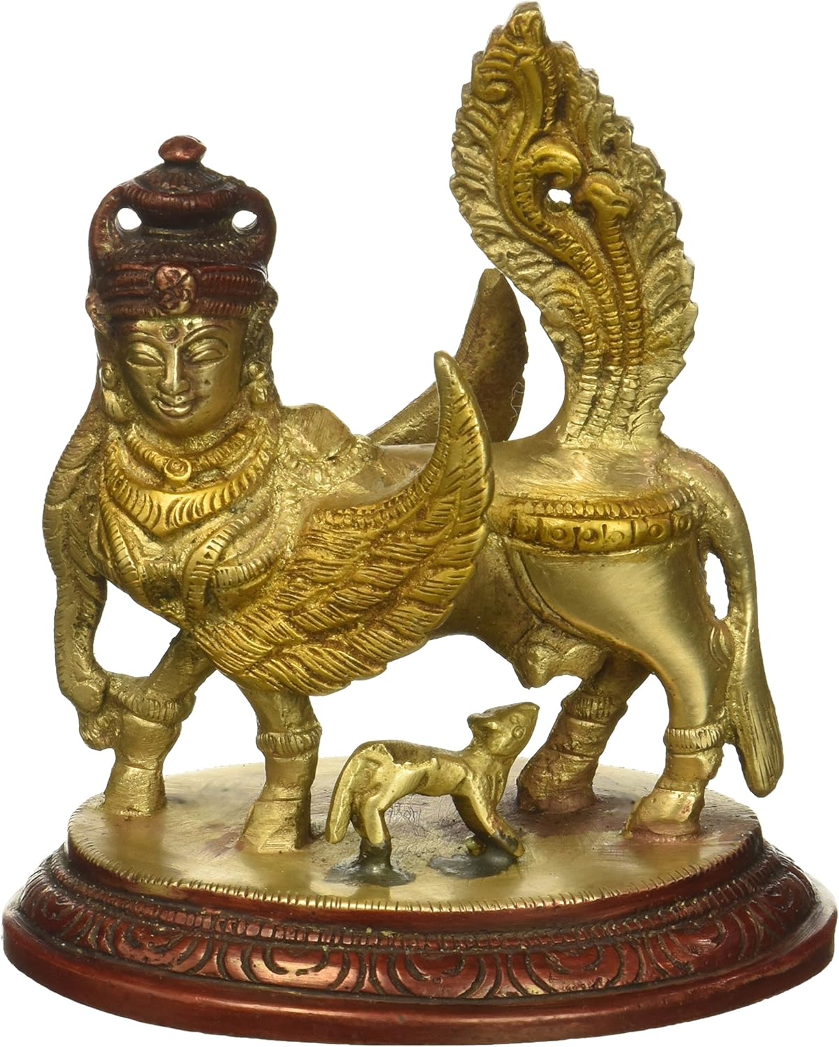Kamadhenu The Wish-Fulfilling Divine Cow - Brass Statue : Amazon.ca: Home