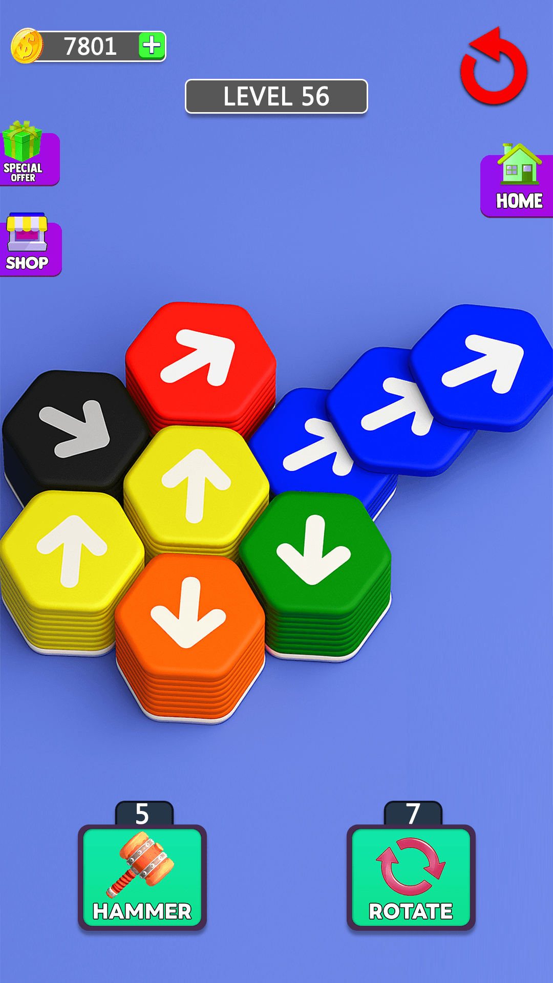 Hexa Block Puzzle Take Away Tapping Master: Hexa_Blocks Color Sorting ...