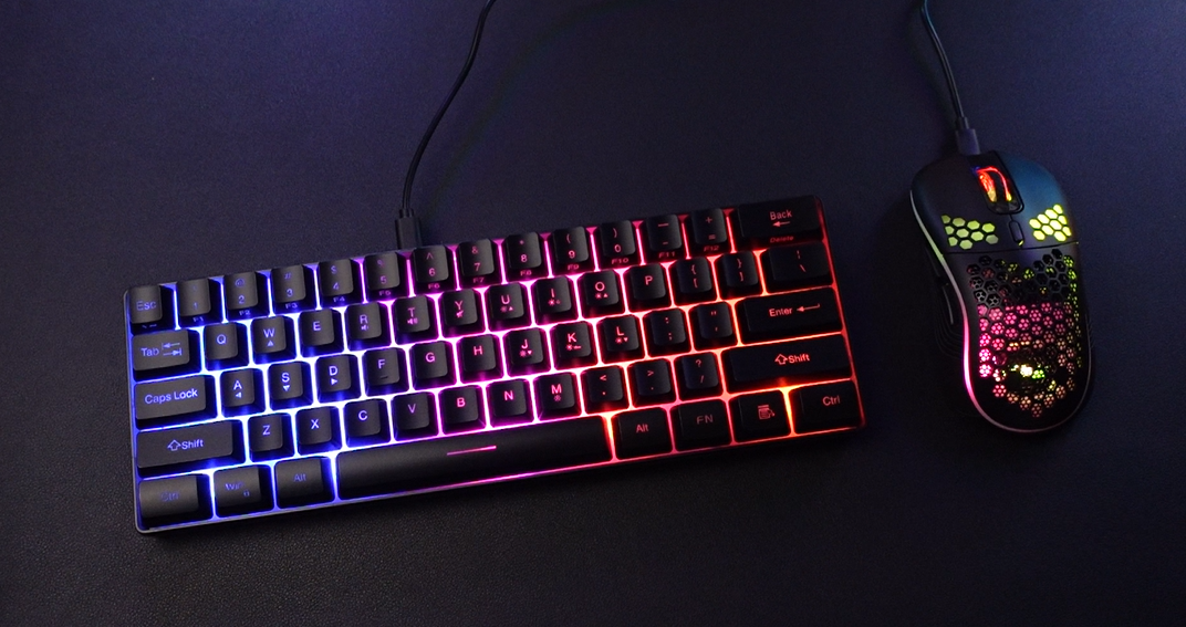 Watch RedThunder K62 Small Keyboard and Mouse Combo on Amazon Live