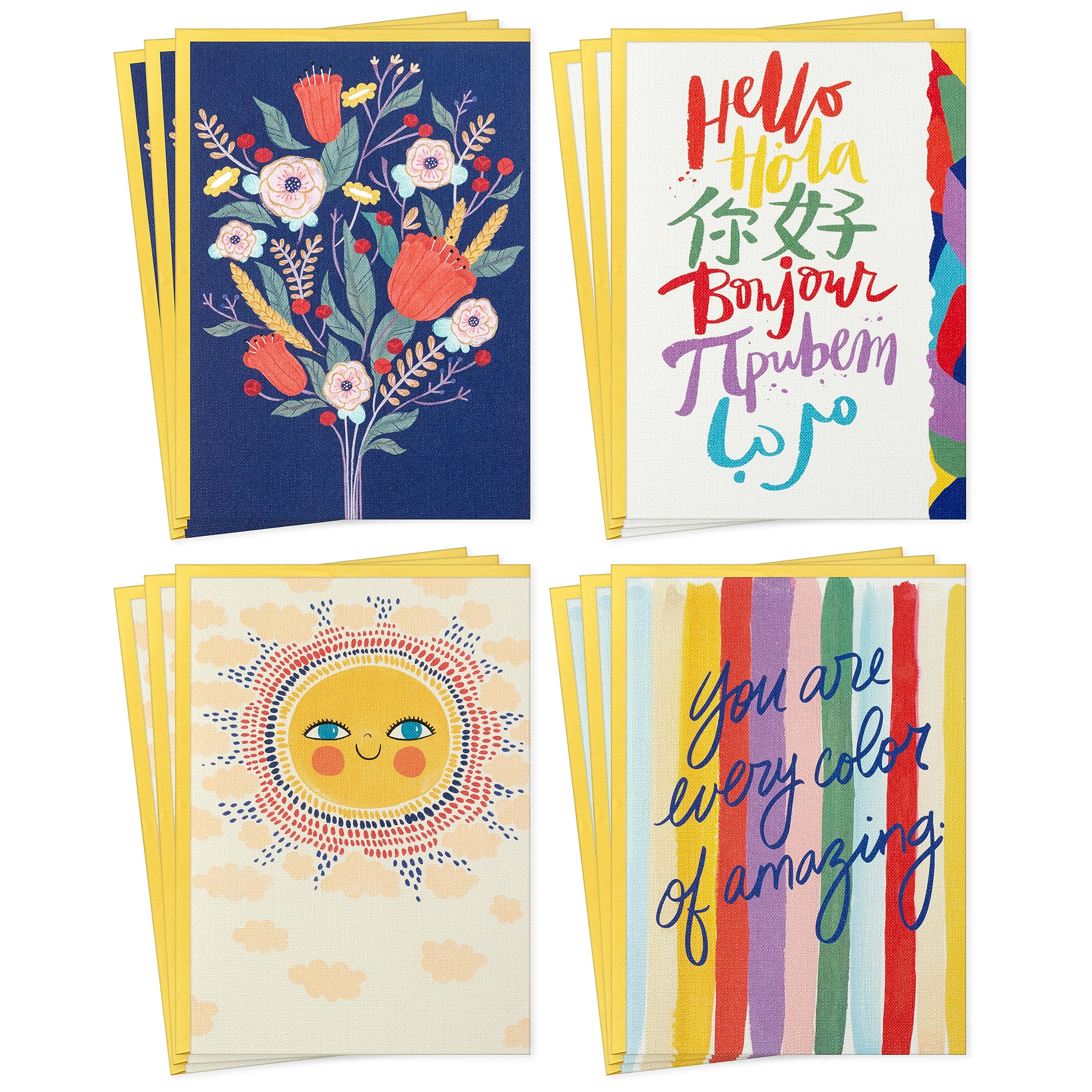 Amazon.com : Hallmark UNICEF All-Occasion Card Assortment (12 Blank ...