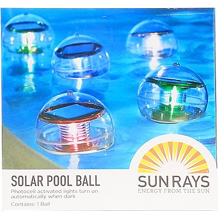 Amazon.com : SunRays Solar Swimming Pool Lighting Ball, 4.3 inches ...