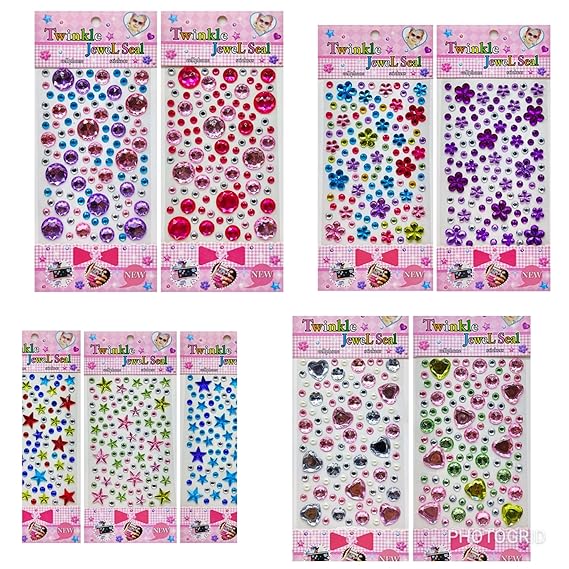 E Shopping Crystal Stickers, Craft Stickers, School Projects DIY ...