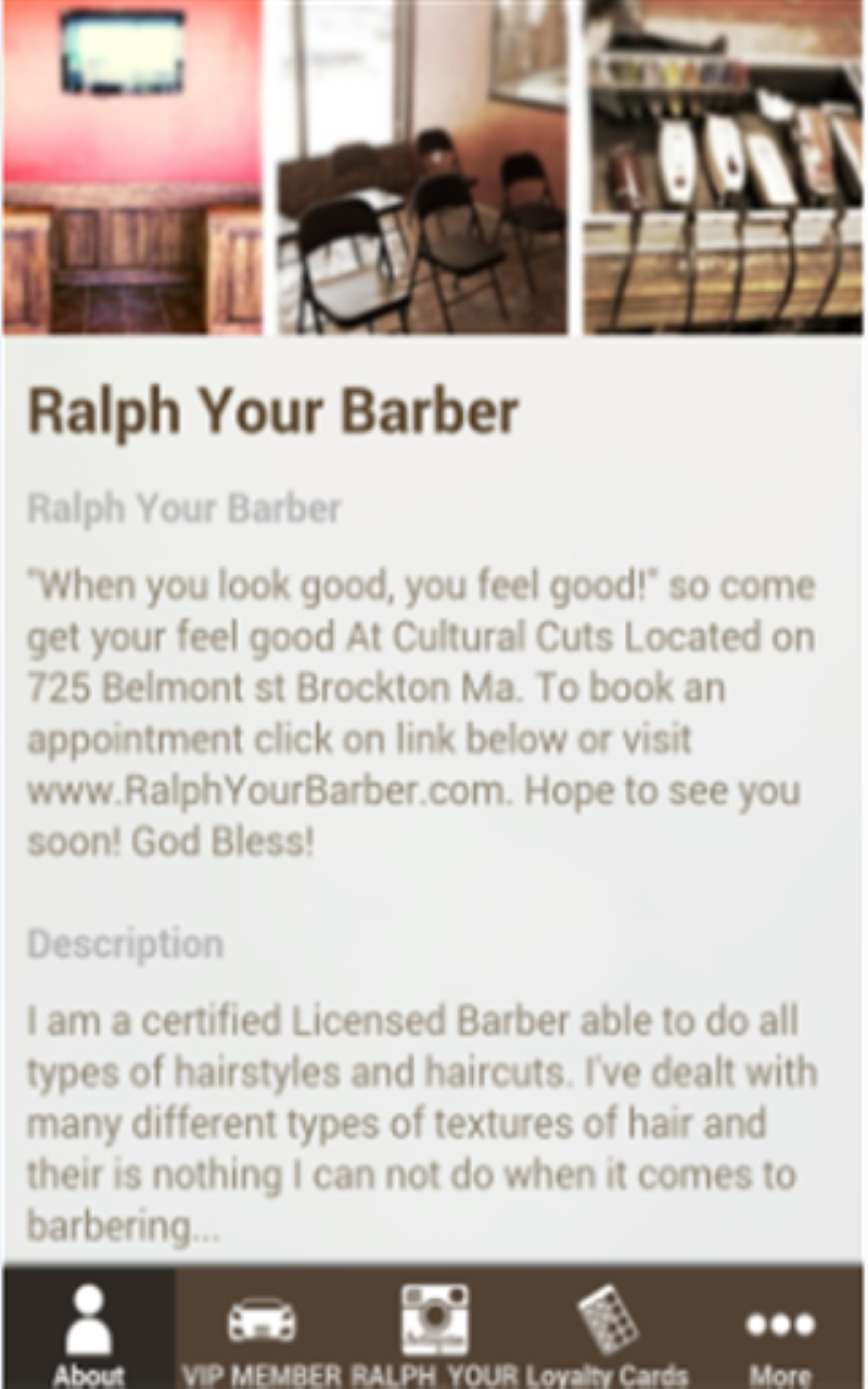 Aplicación Ralph Your Barber en Amazon Appstore