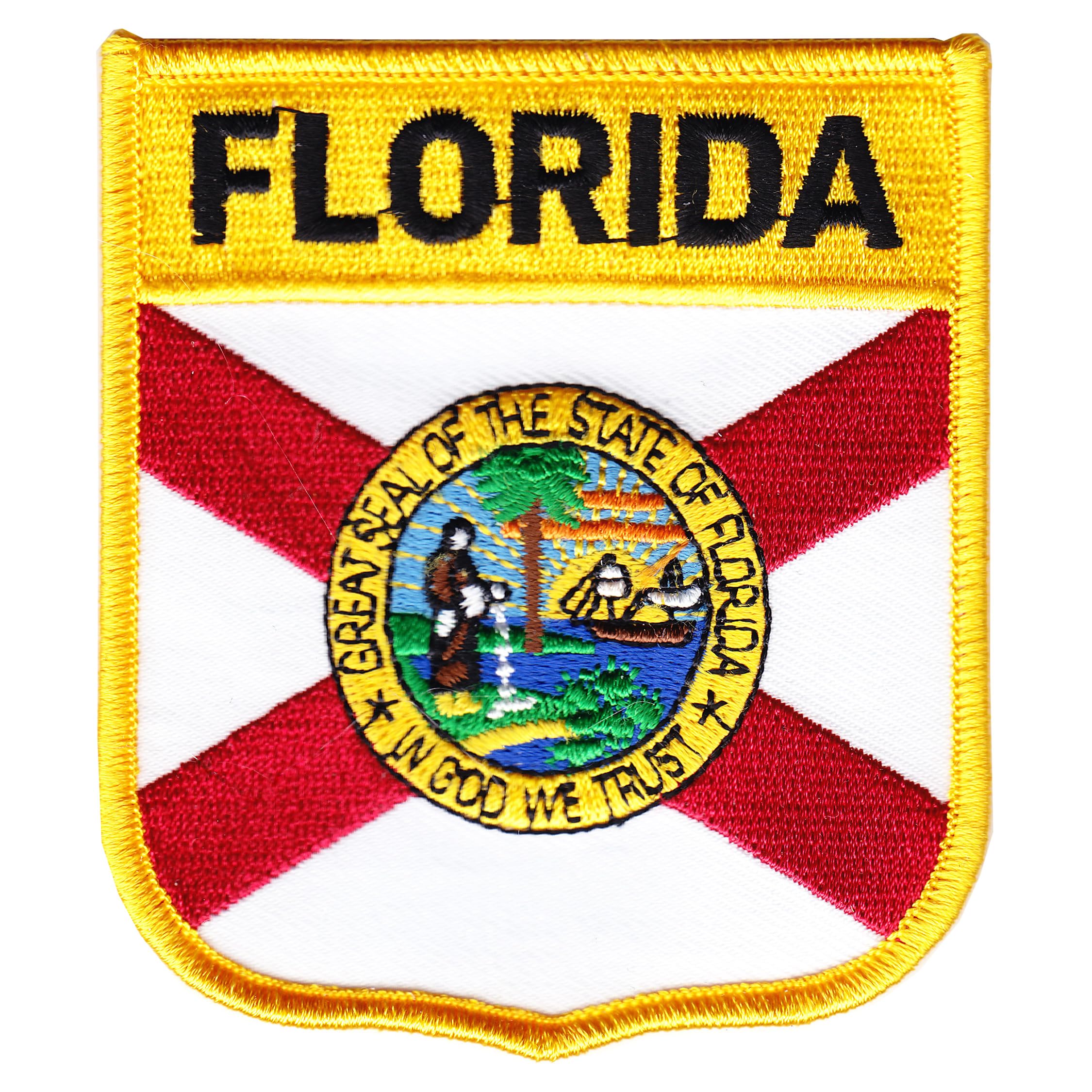 Amazon.com: Florida ~ State Shield Patch : Arts, Crafts & Sewing