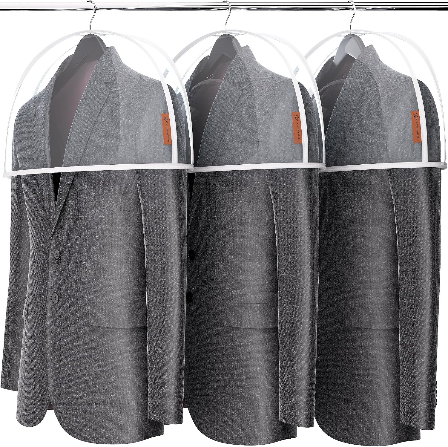 Amazon.com: HANGERWORLD Shoulder Dust Protector Clothes Cover ...
