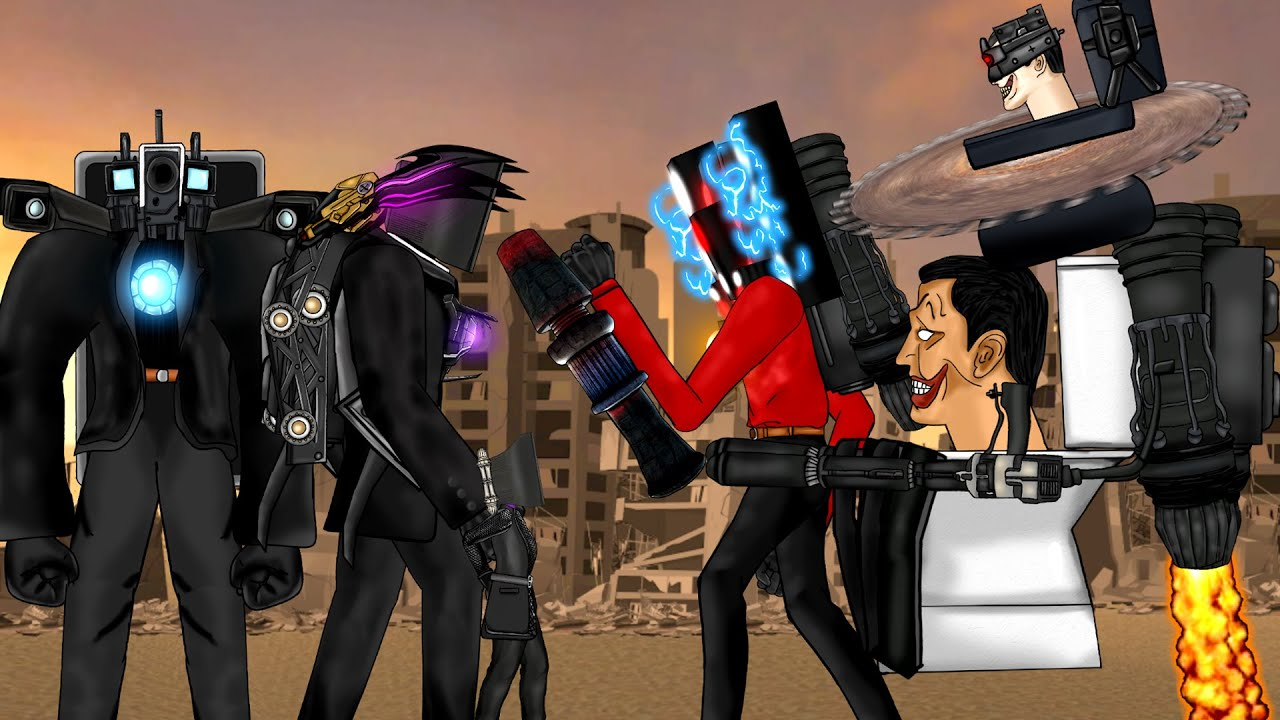 Speakerman Titan vs Cameraman Fusion Tvman Toilet Monster Game - App on ...