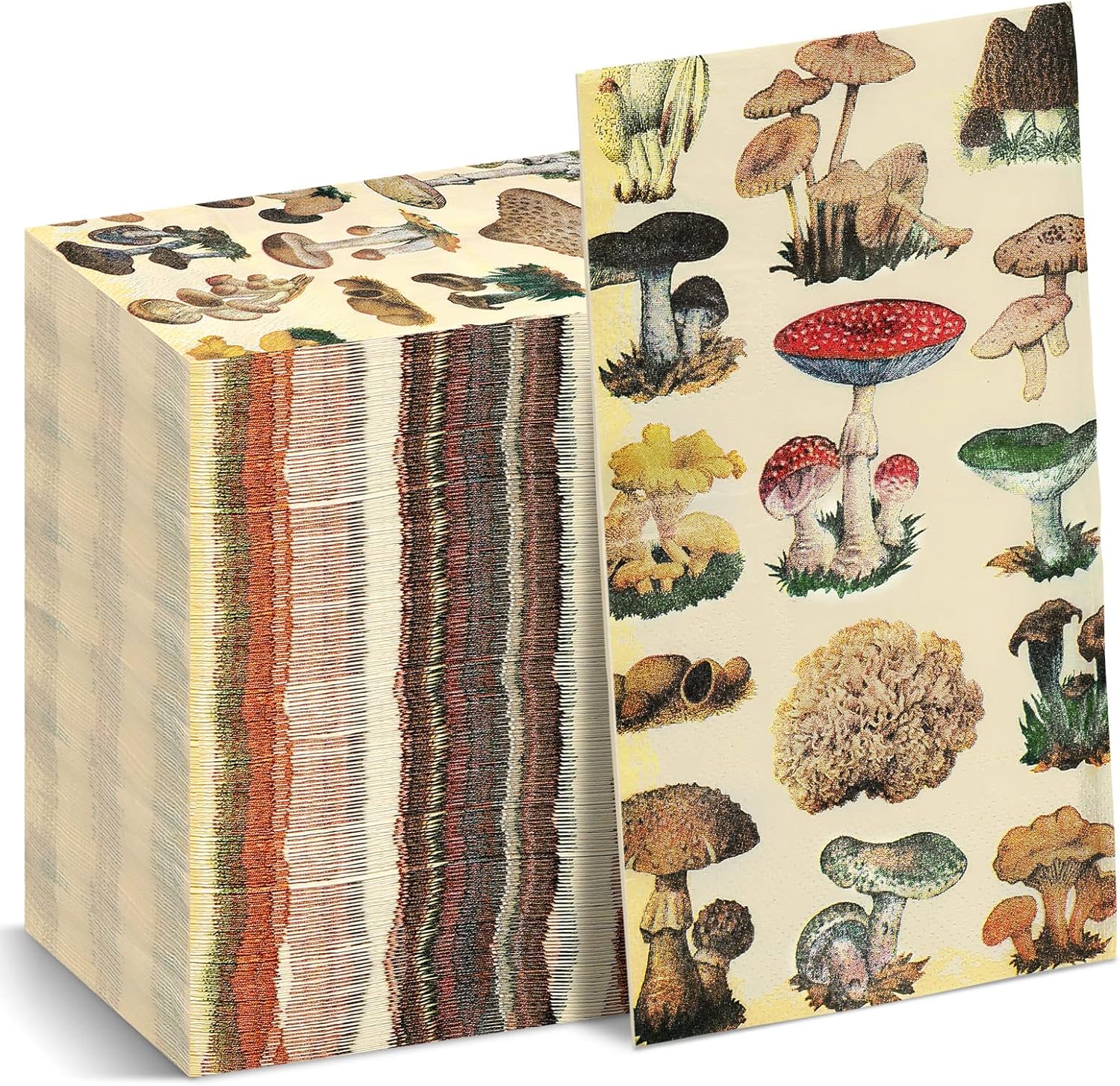 Amazon.com: Teling 100 Pieces Vintage Guest Napkins 2 Ply Vintage Paper ...