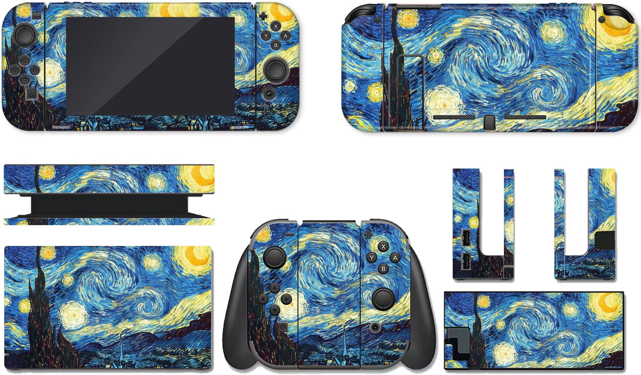 Amazon.com: GilGames Stickers Decals Cover for Nintendo Switch, Skin ...