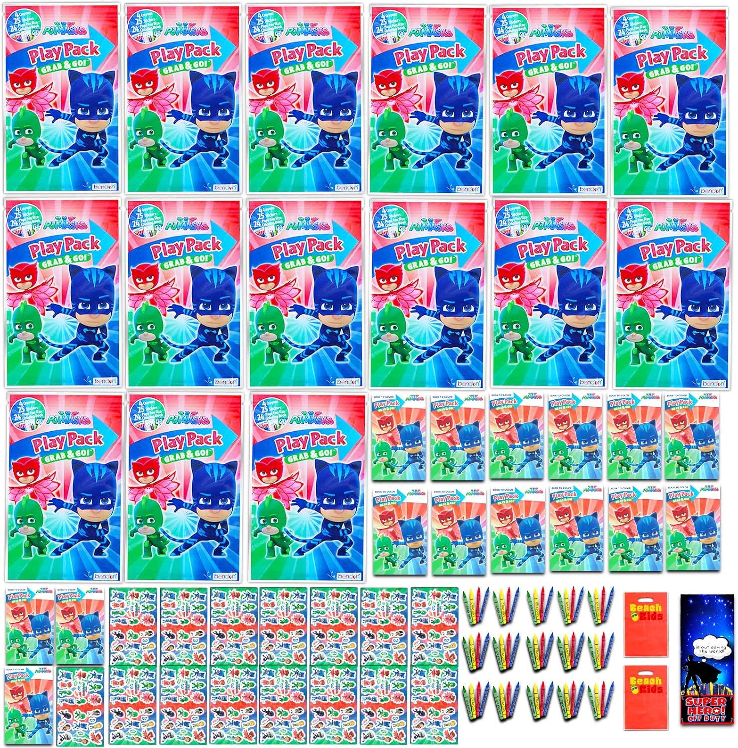 Amazon.com: PJ Masks Party Favors for Kids - Bundle with 15 PJ Masks ...