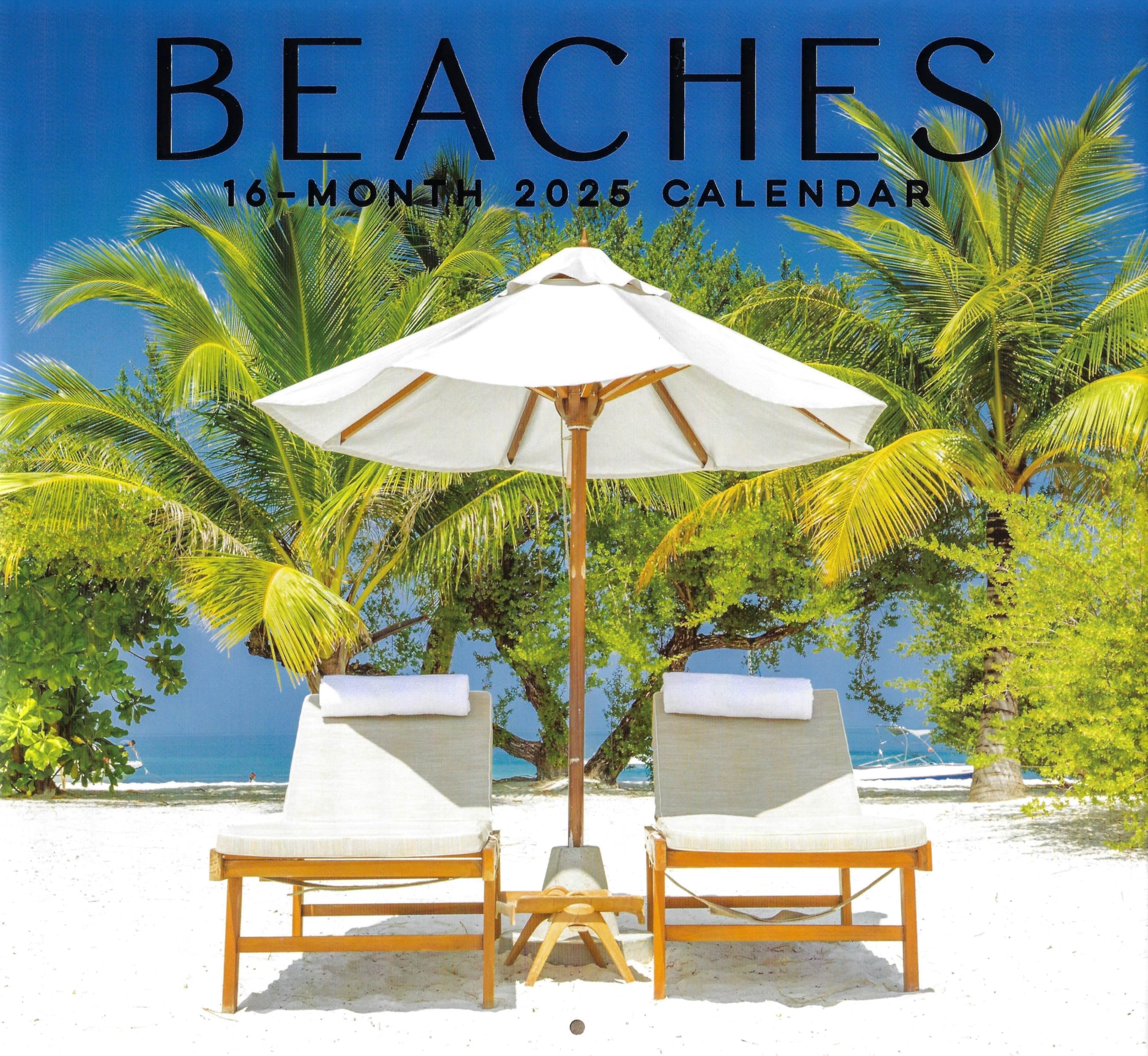 Amazon.com: Beaches 2025 Full Size Wall Calendar for Planning ...