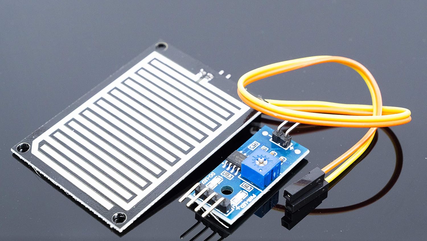 ACROBOTIC FC-37 Rain Sensor with YL-38 Comparator Module, Compatible ...