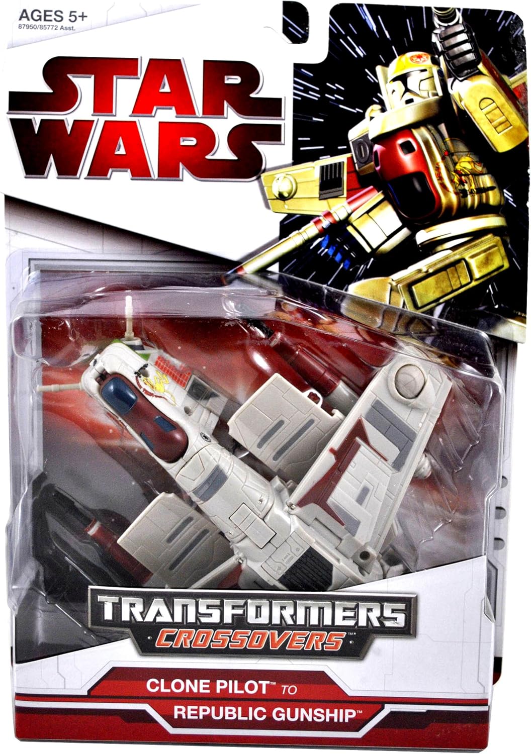 Amazon.com: Star Wars Transformers Crossovers - REPUBLIC GUNSHIP : Toys ...