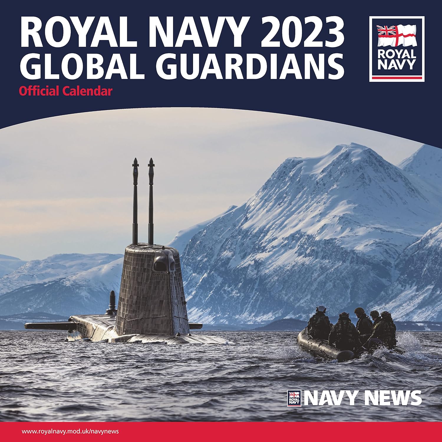 Royal Navy Calendar 2023: OFFICIAL 12 x 12 Inch Monthly Square Wall ...