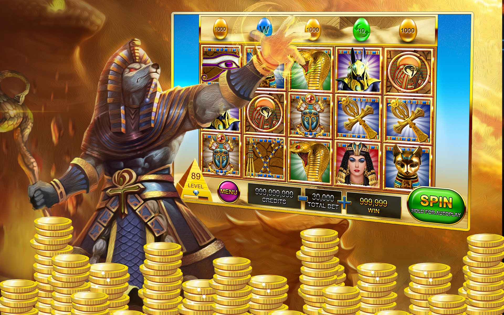 Slots - Pharaoh's Legend-Amazonアプリストアのアプリ