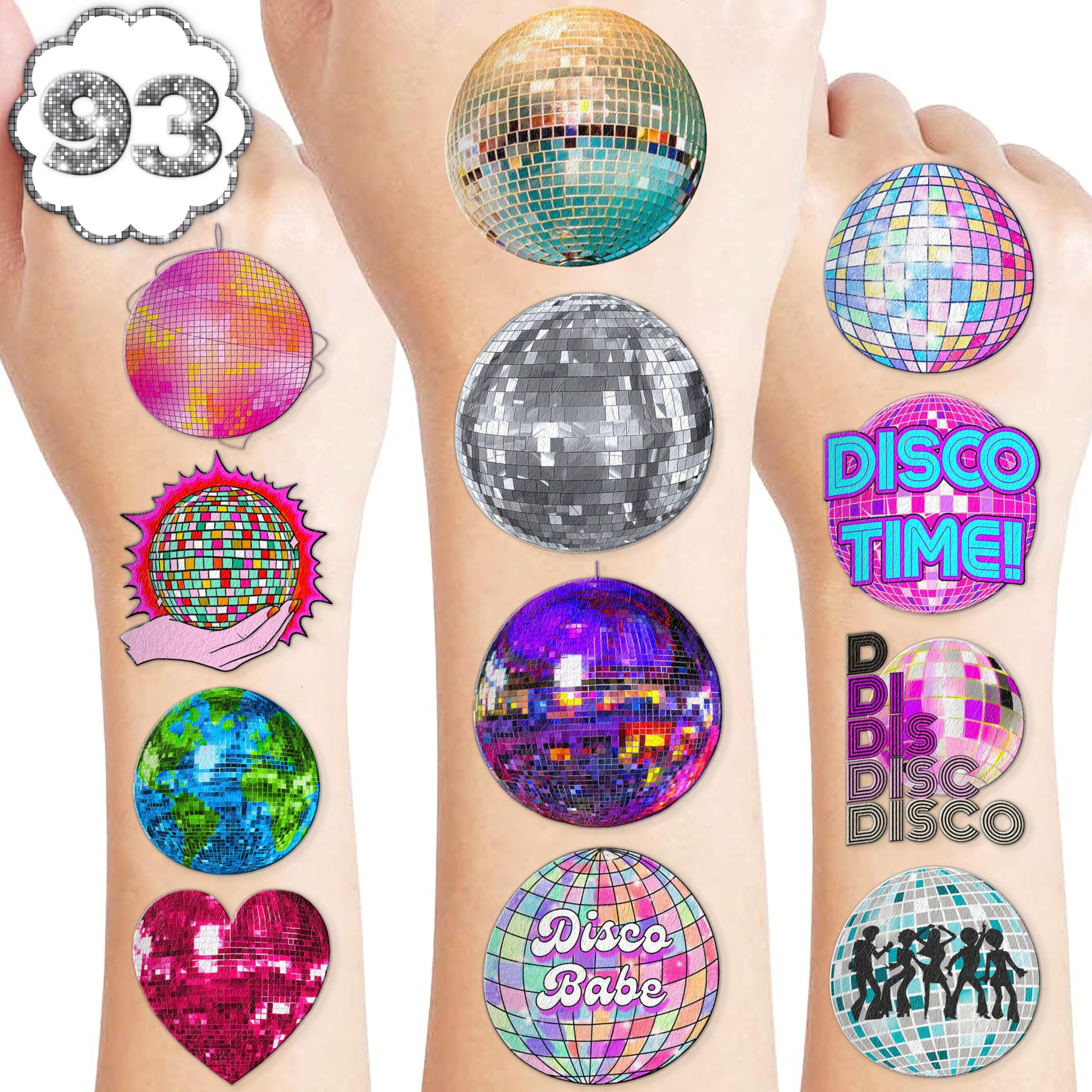 Amazon.com : Throwback 90s Theme Temporary Tattoos (5 Pages) - Funny ...