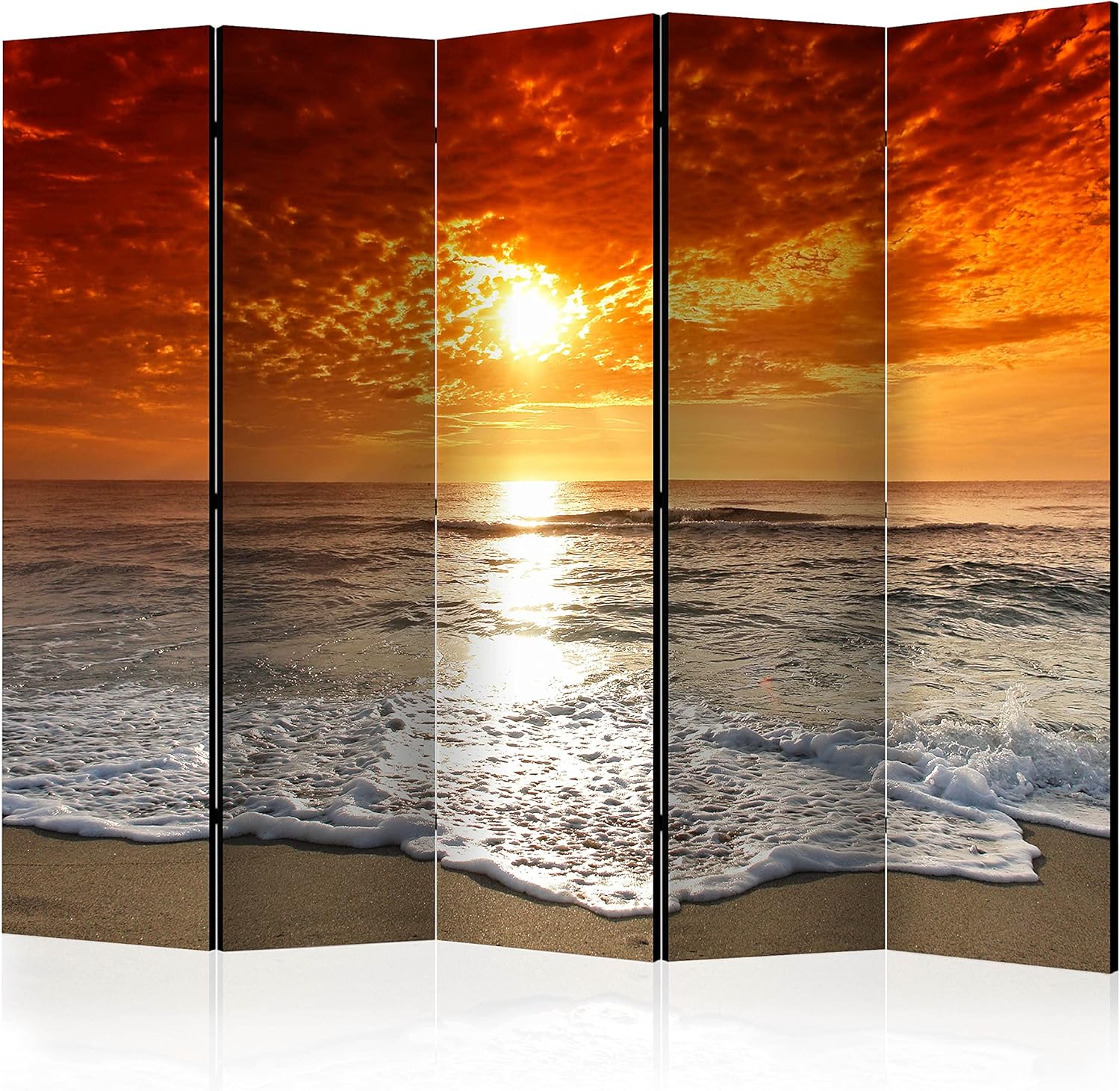 murando - Paravento Decorativo Monofacciale Spiaggia 225x172 XXL 5 ...