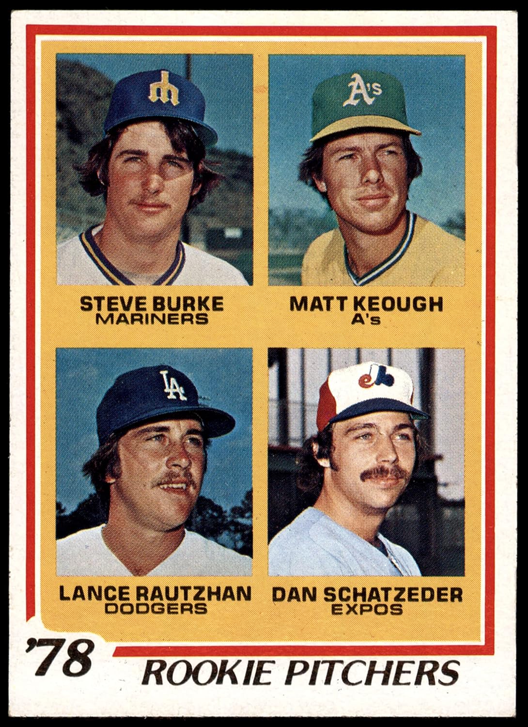 Amazon.com: 1978 Topps # 709 Rookie Pitchers Steve Burke/Matt Keough ...