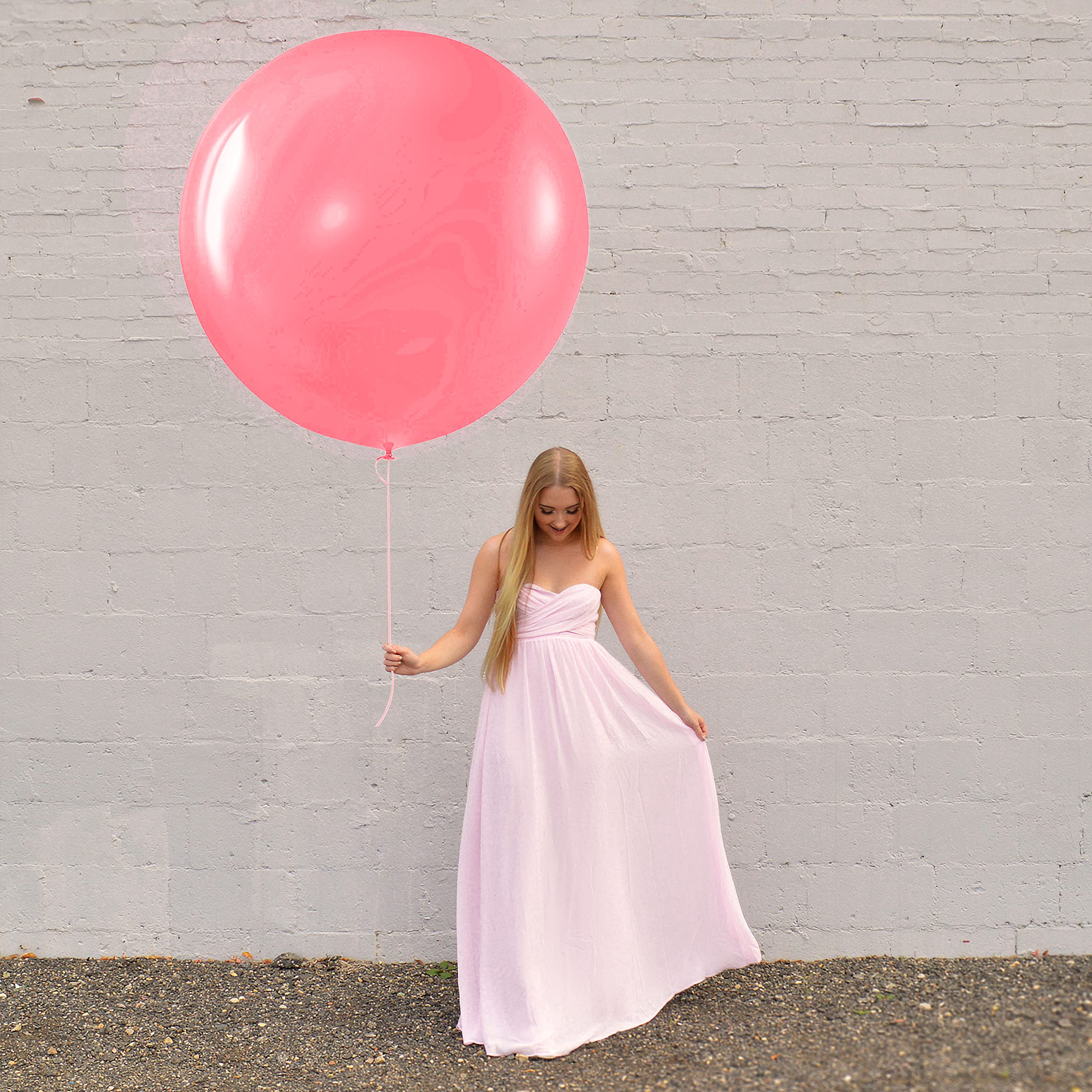 Snapklik.com : Prextex Pink Giant Balloons - 8 Jumbo 36 Inch Pink ...
