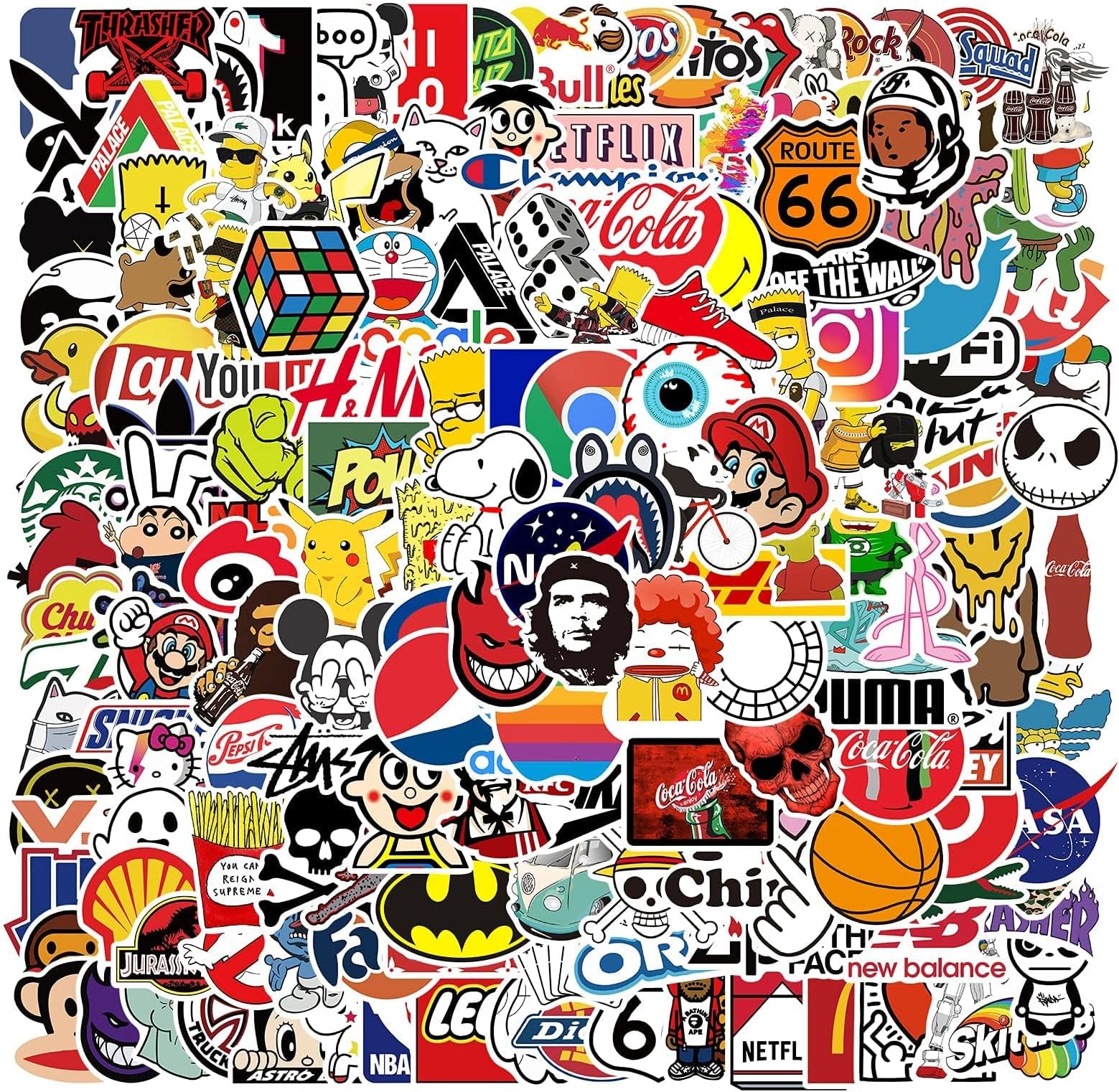 UTSAUTO Graffiti Stickers Decals Pack of 100 pcs Car Stickers ...