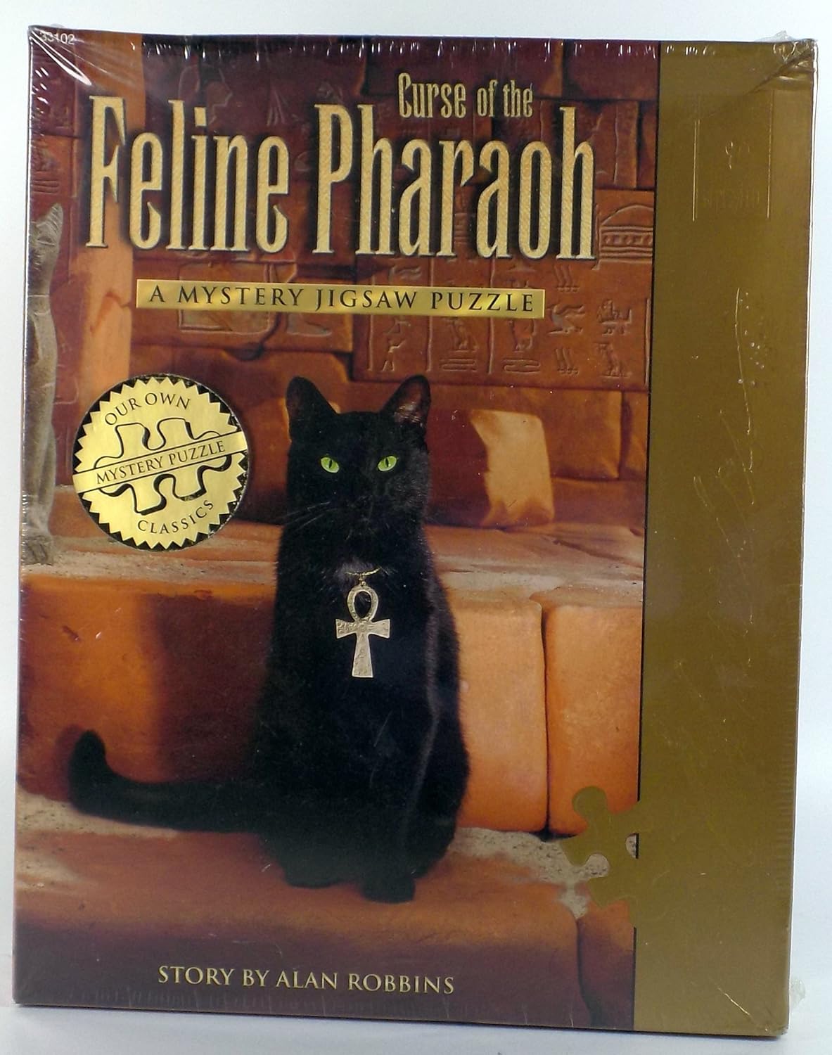 Amazon.com: Classic Mystery Jigsaw - Curse of the Feline Pharaoh : Toys ...