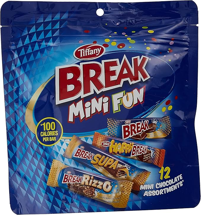 Tiffany Break, Mini Fun Pouch Wafer Fingers, 169.5g : Amazon.ae: Grocery