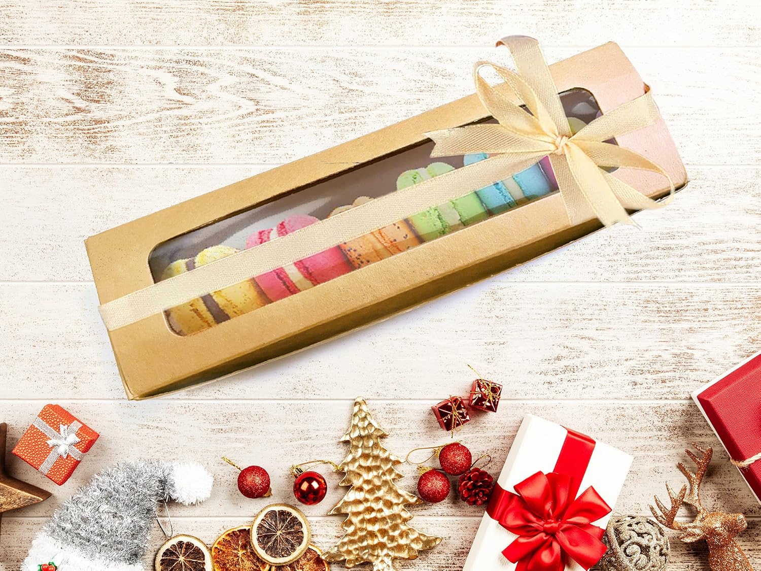 Amazon.com: Cajas de macaron 25 unidades, cajas de macarrones para 6 ...