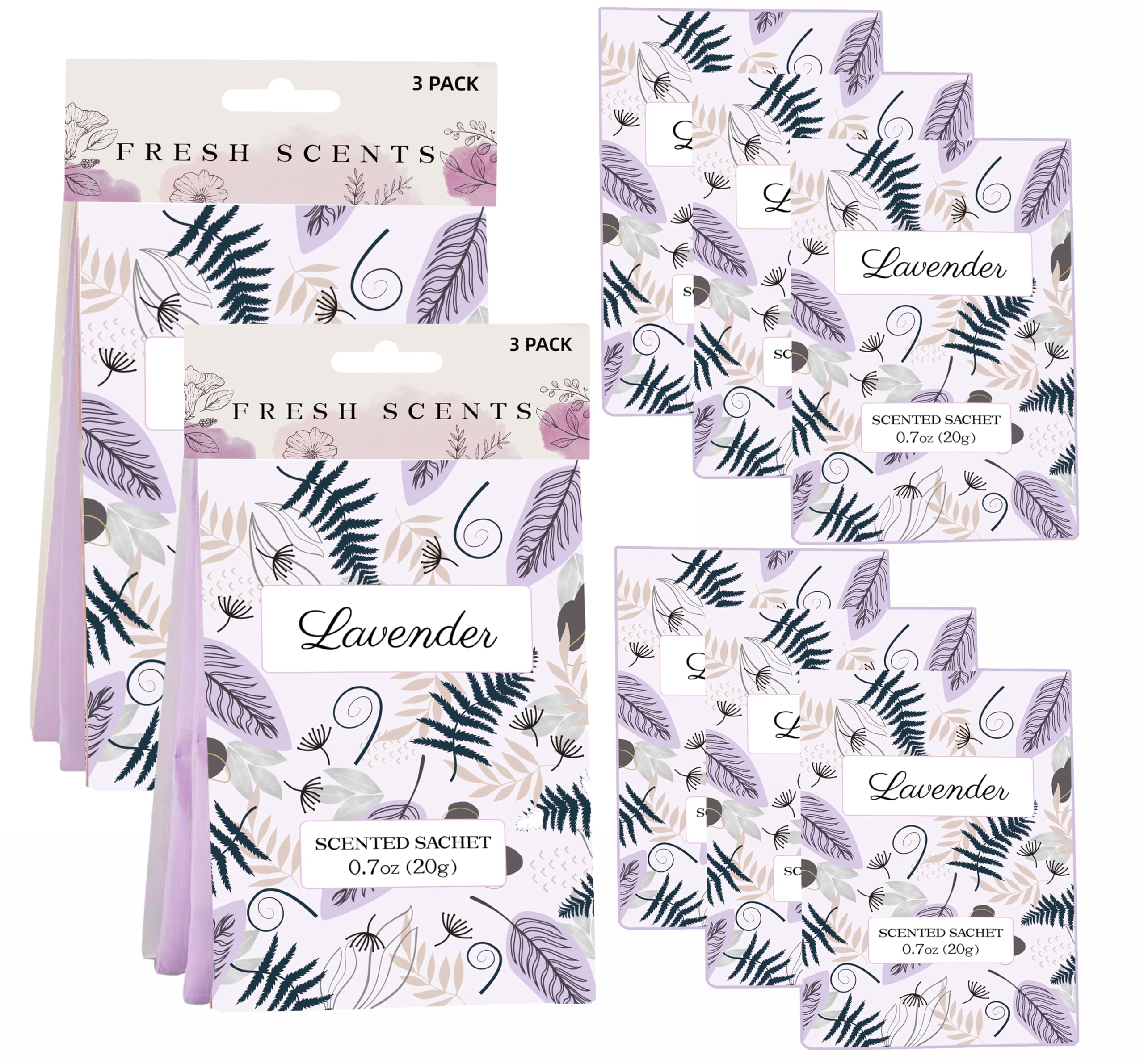 Amazon.com: ZINQATUN 6x20g Lavender Sachets for Closet,Long-Lasting ...