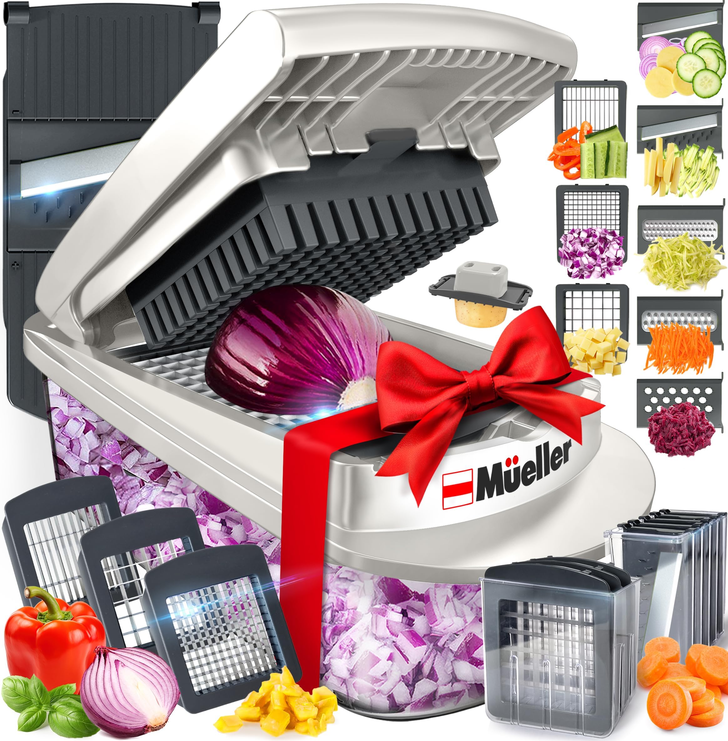Amazon.com: Vegetable Chopper - Mandoline Onion Chopper - Kitchen Multi ...