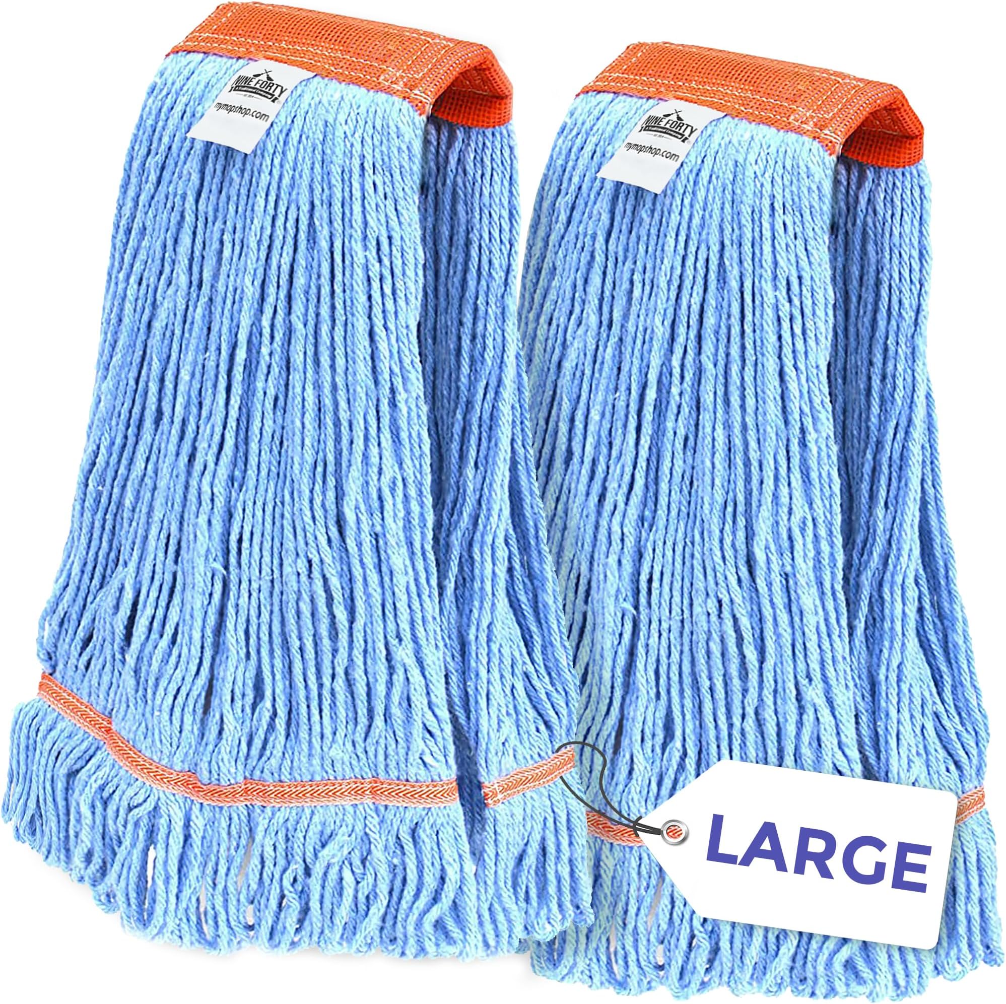 Amazon.com: (3 Pack) Mop Head Replacement, Mop Heads Commercial Blue ...