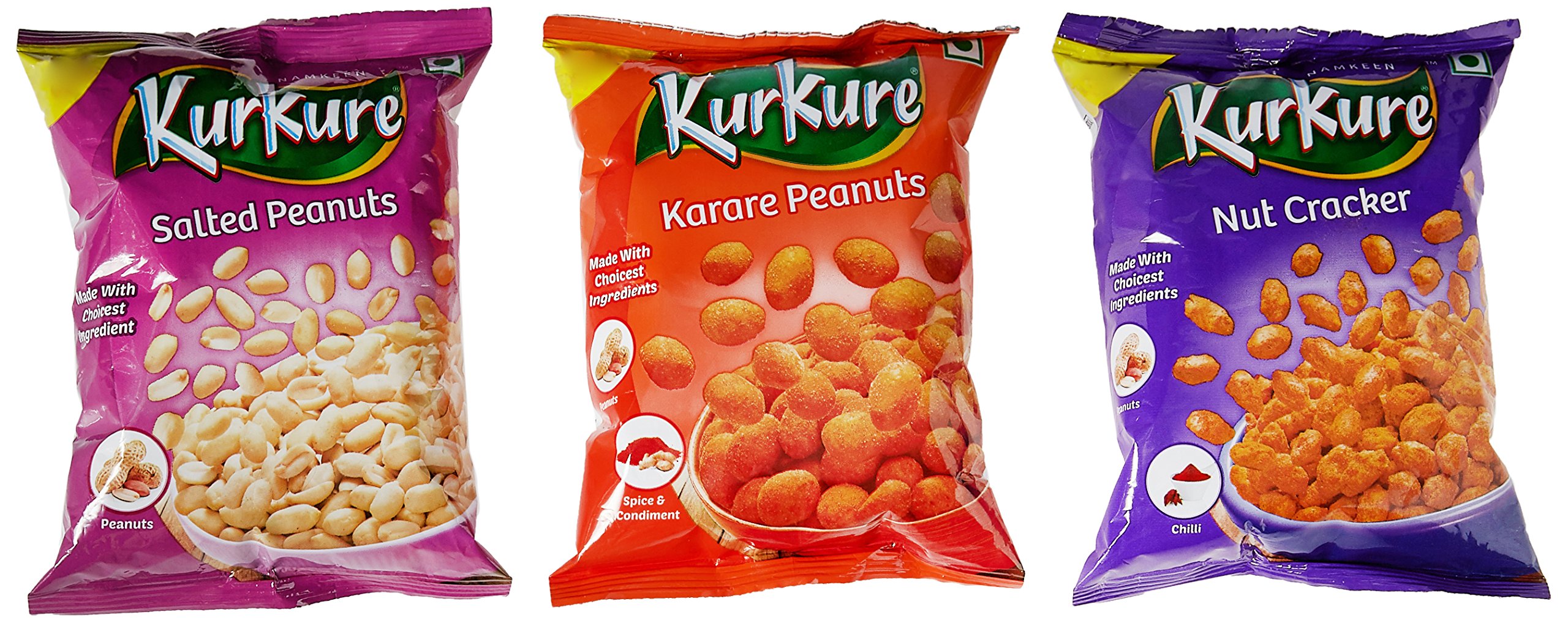Lehar Namkeen Logo Lehar Namkeen 3 Combo Nuts, 225g : Amazon.in: