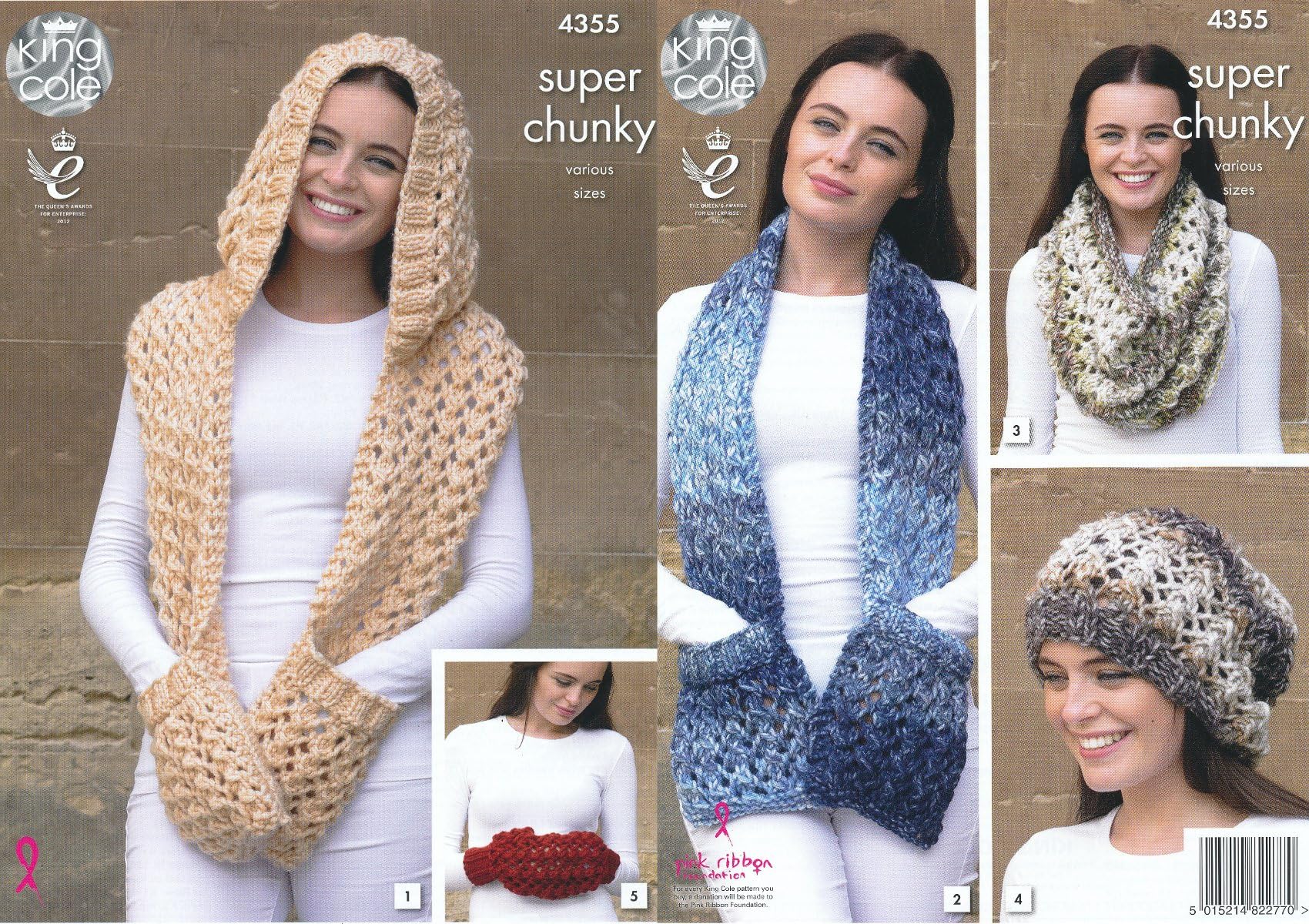 King Cole Ladies Double Knitting Pattern Easy Knit Body Warmers/Gilets ...