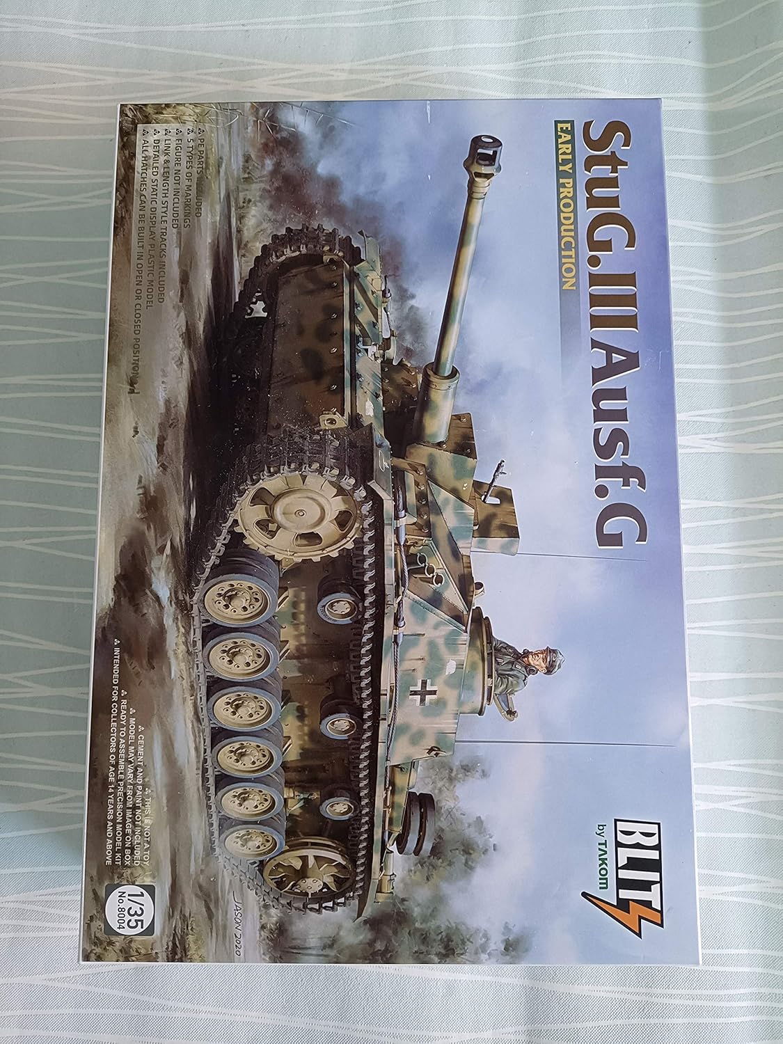 Takom #8004 1/35 StuG.III Ausf.M G Early Production Plastic Model ...