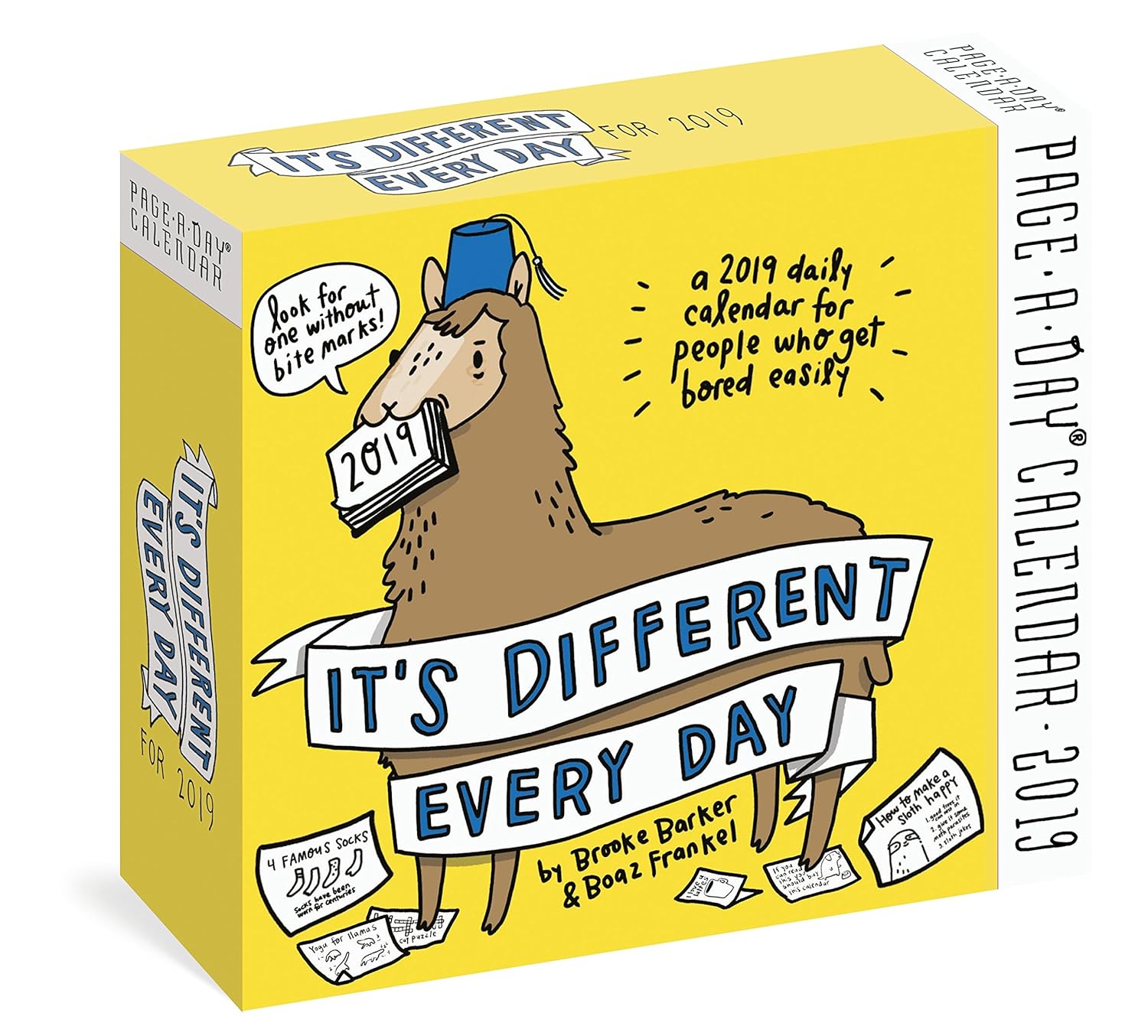 It's Different Every Day Page-A-Day Calendar 2019: Barker, Brooke ...