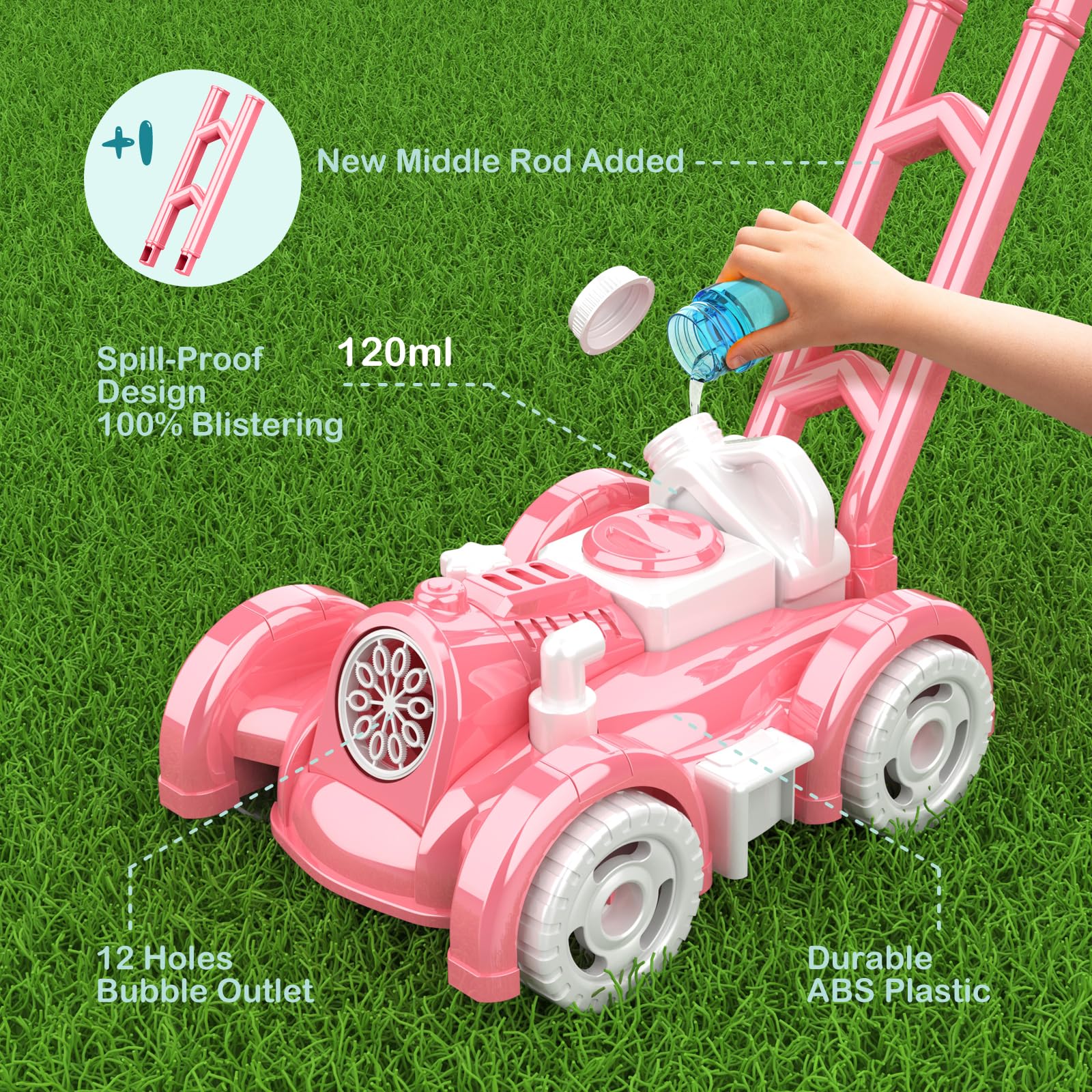 Baby Push Lawn Mower Amazon.com: John Deere Bubble Lawn Mower For