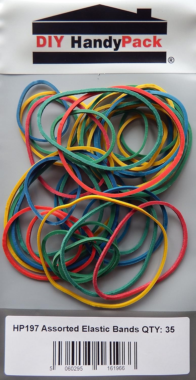 Amazon.com : DIY HandyPack - Assorted Elastic Bands (Pack 35) : Office ...