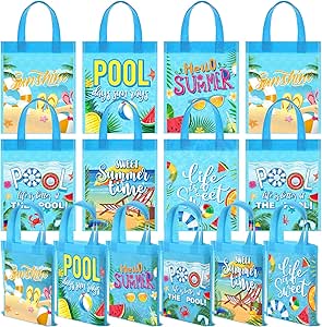 24 Pcs Summer Pool Party Gift Bags Beach Ball Goodie Treat Bags ...