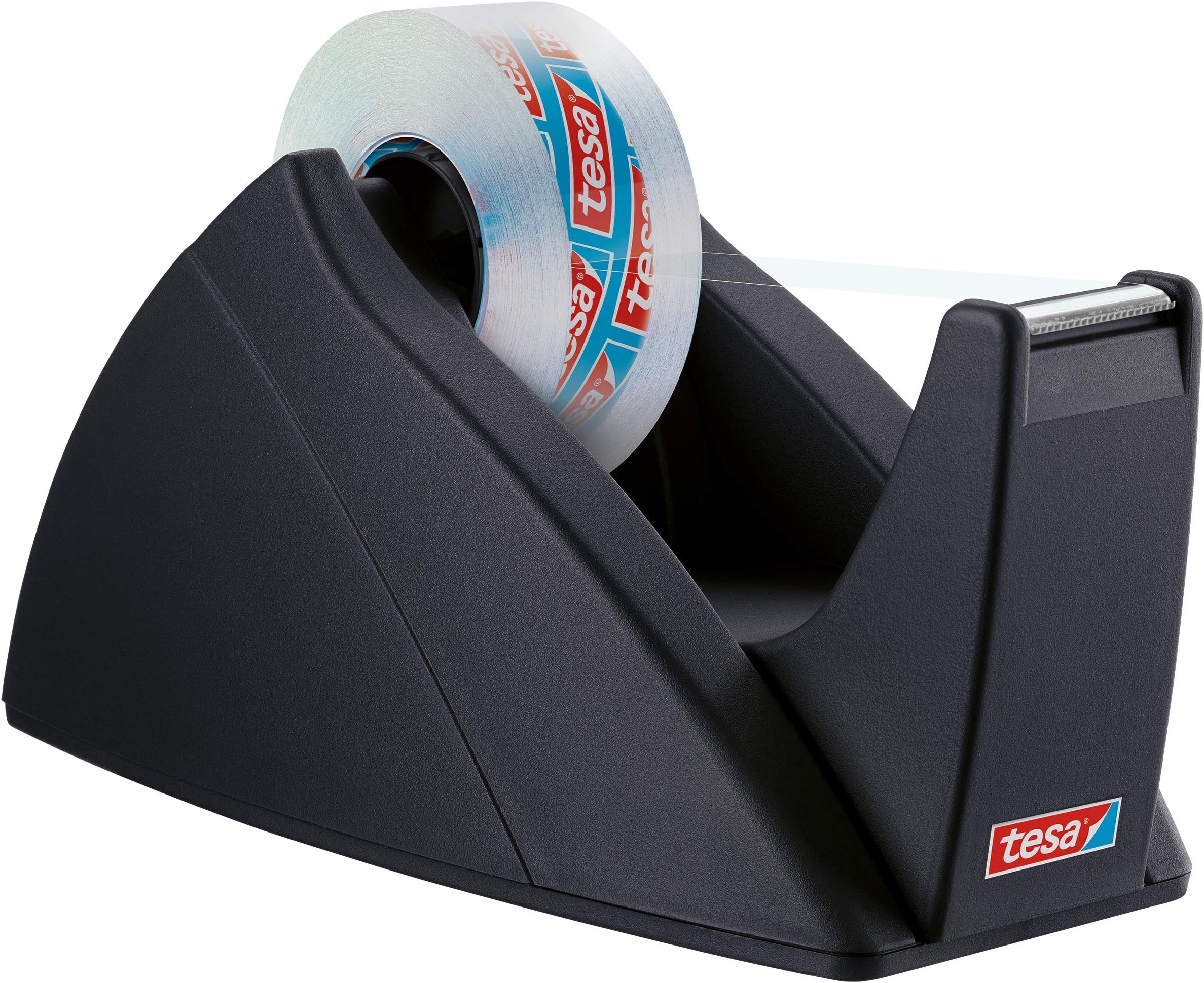 tesa Easy Cut Desk Dispenser Professional - Refillable, Nonslip Tape ...