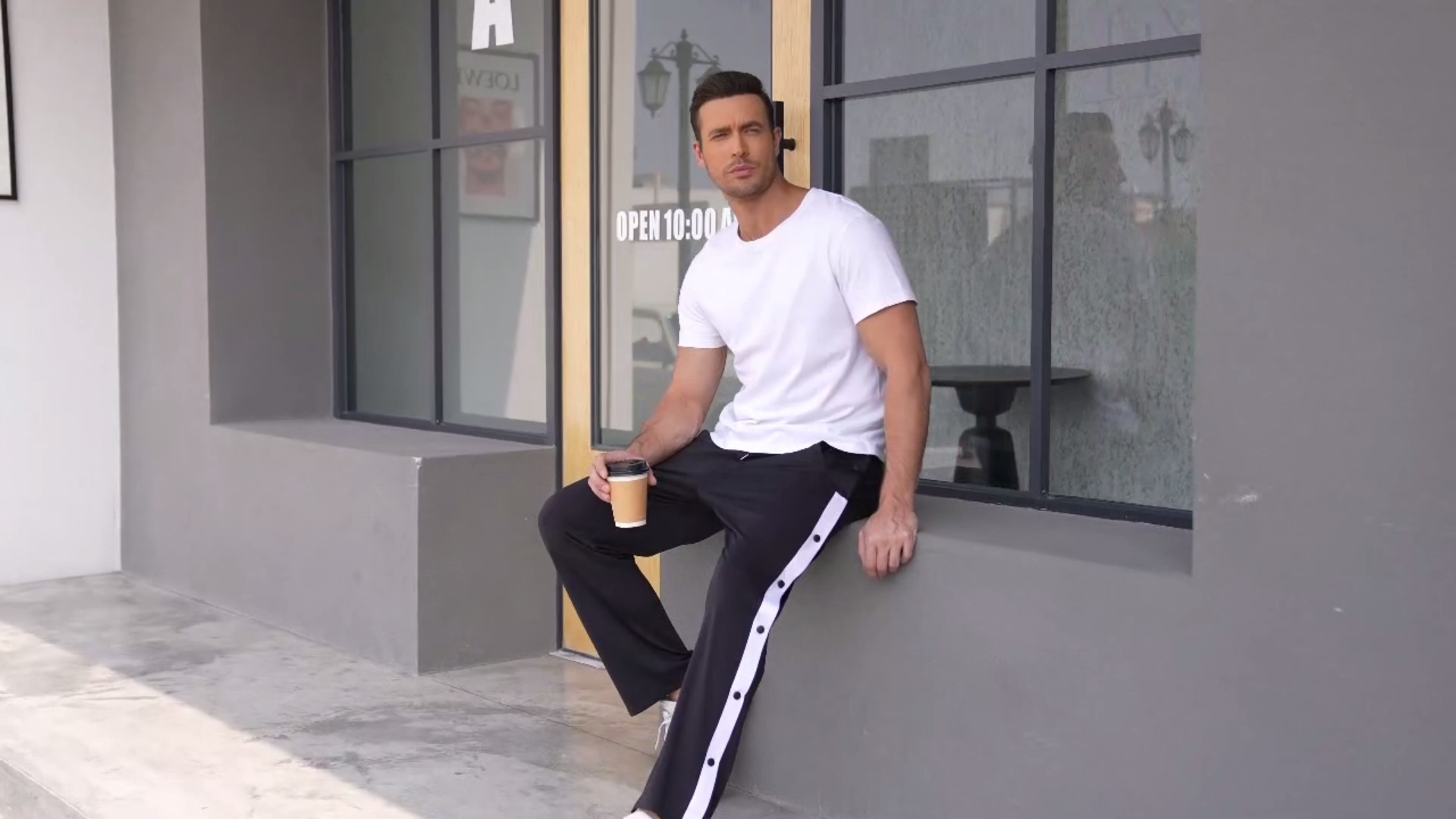 Watch Men＇s tear away snap button pants on Amazon Live