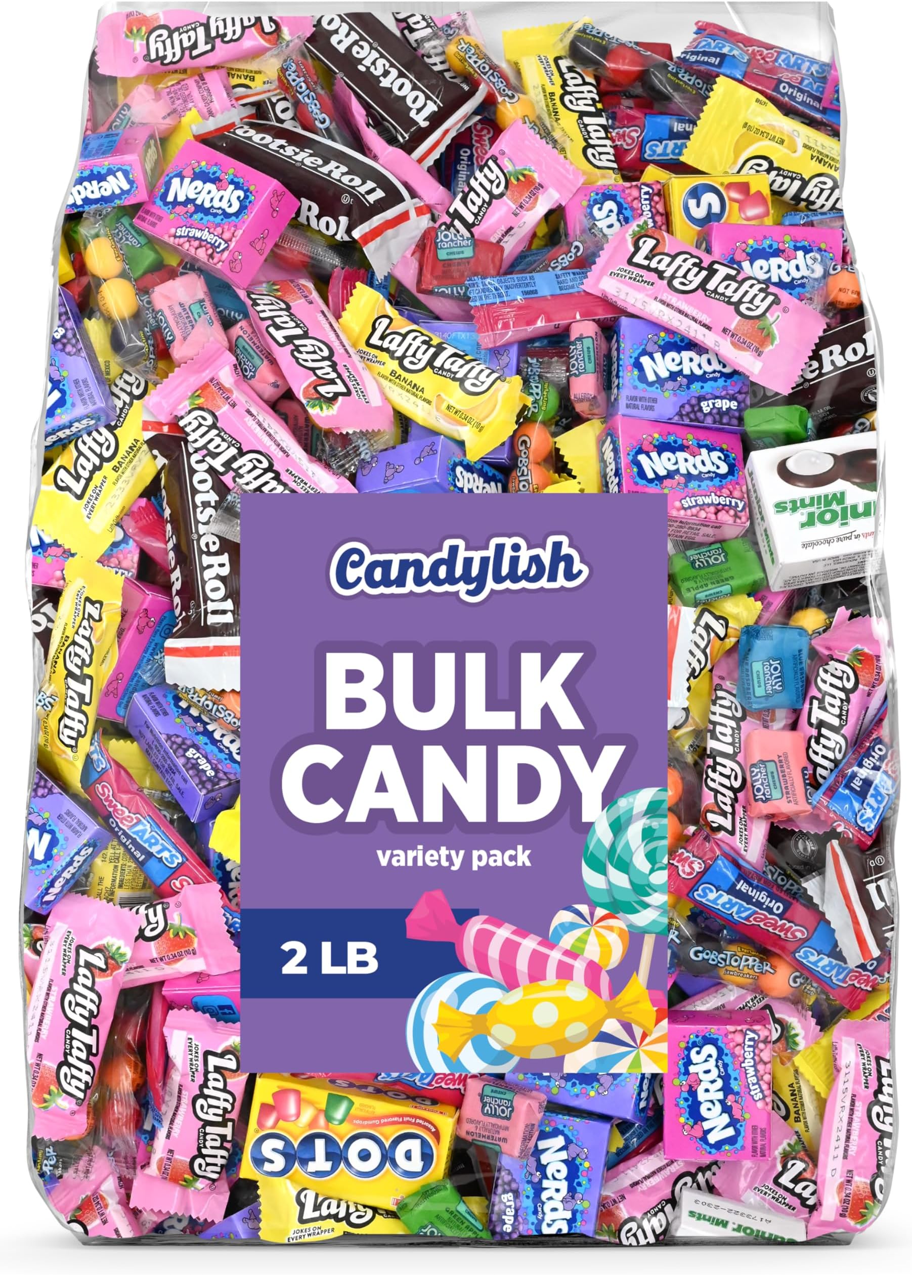 Amazon.com: Bulk Candy Variety Pack, 2 LB - Assorted Individually ...