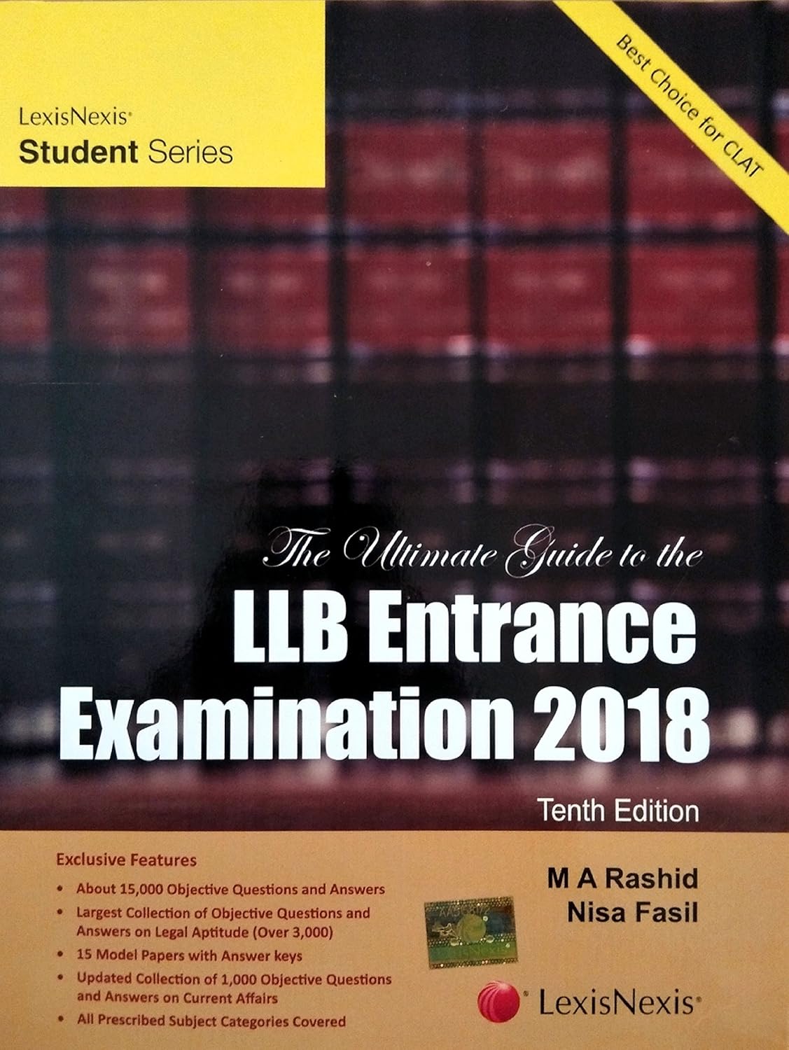 Buy LLB Entrance Examination Guide 2018 with 15000 objective questions ...