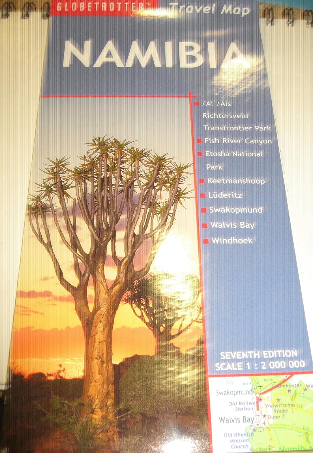 Namibia (Globetrotter Travel Map): Amazon.co.uk: Globetrotter ...