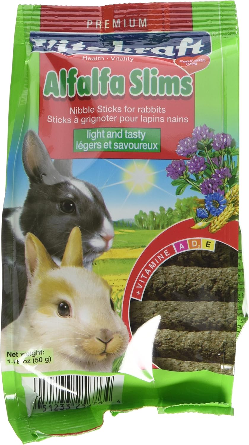Vitakraft Rabbit Alfalfa Slims (Pack of 7) : Amazon.de: Haustier