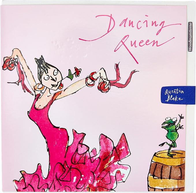 Quentin Blake - Dancing Queen Birthday Card New In Cello : Amazon.co.uk ...