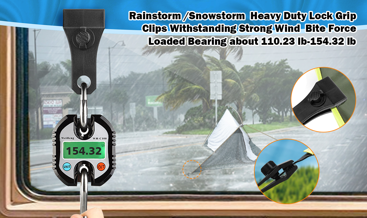 Watch Stronger and Wider Large Tarp Clips Heavy Duty Cover Clips on ...