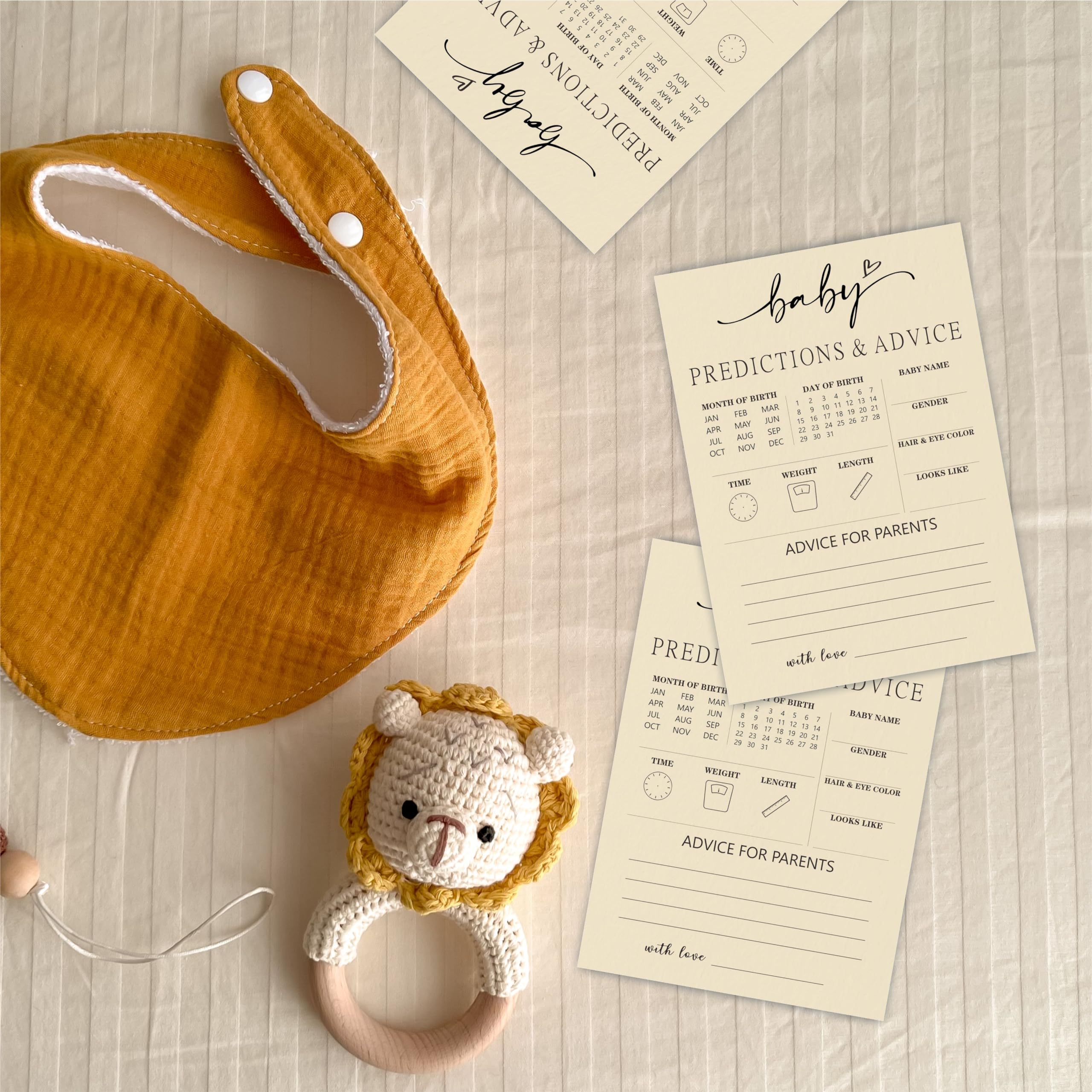 Gender Reveal Party Game Activities Baby Predictions & Advice Shower ...
