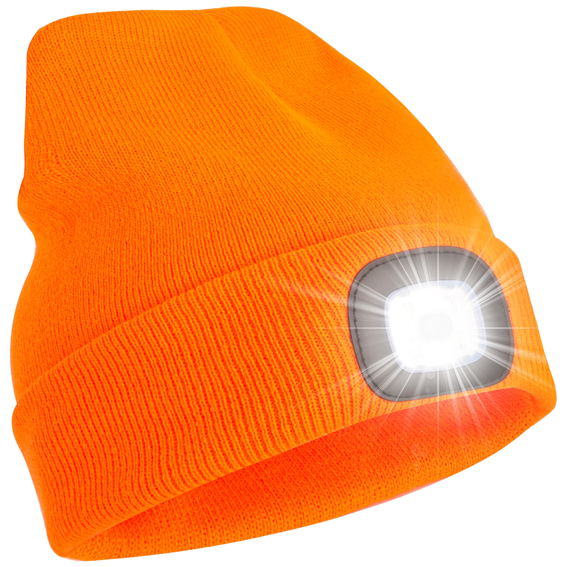 Amazon.com: YMHB Unisex Beanie Hat with Light, USB Rechargeable LED ...