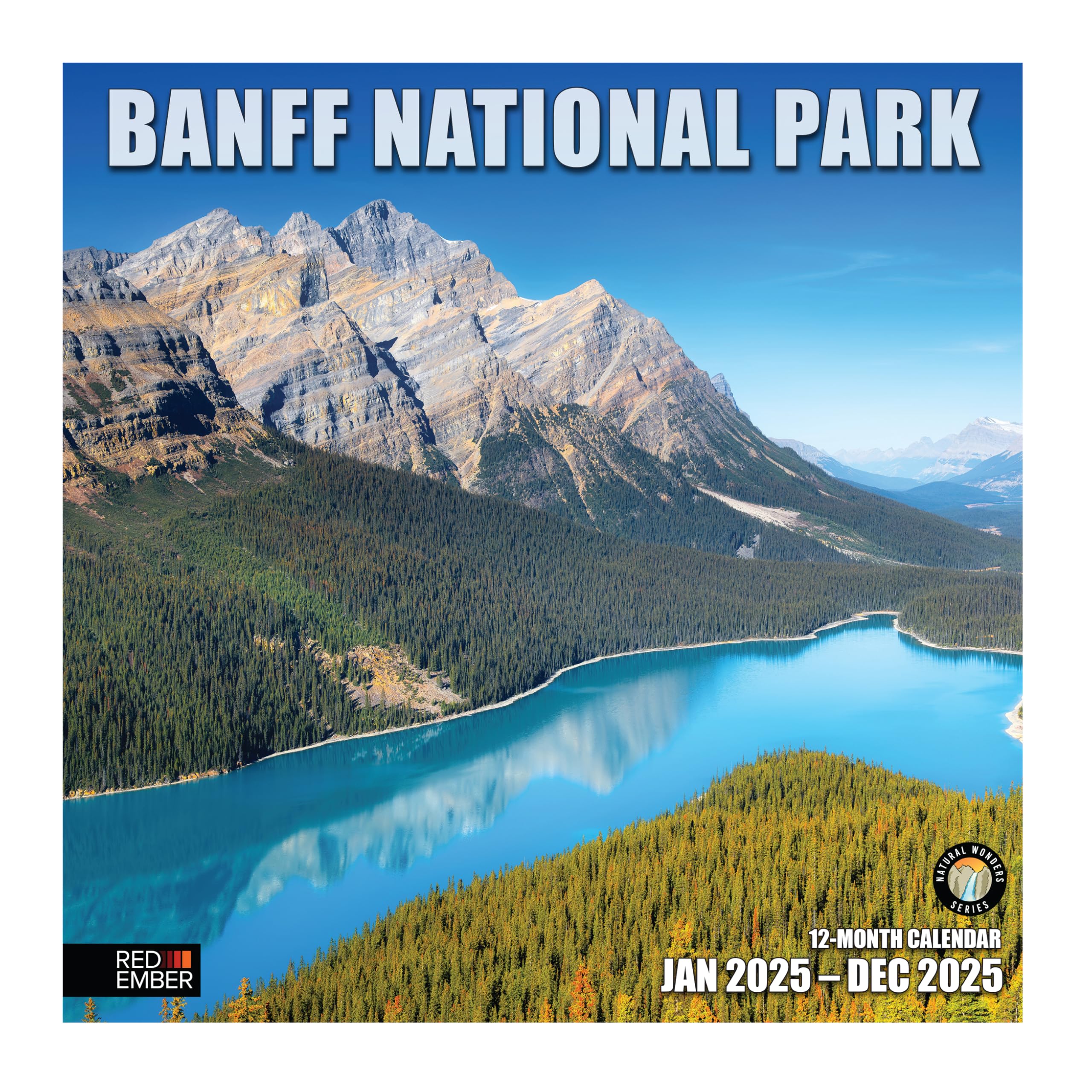 Snapklik.com : Banff National Park 2025 Wall Calendar 12 Month 12" X 24 ...